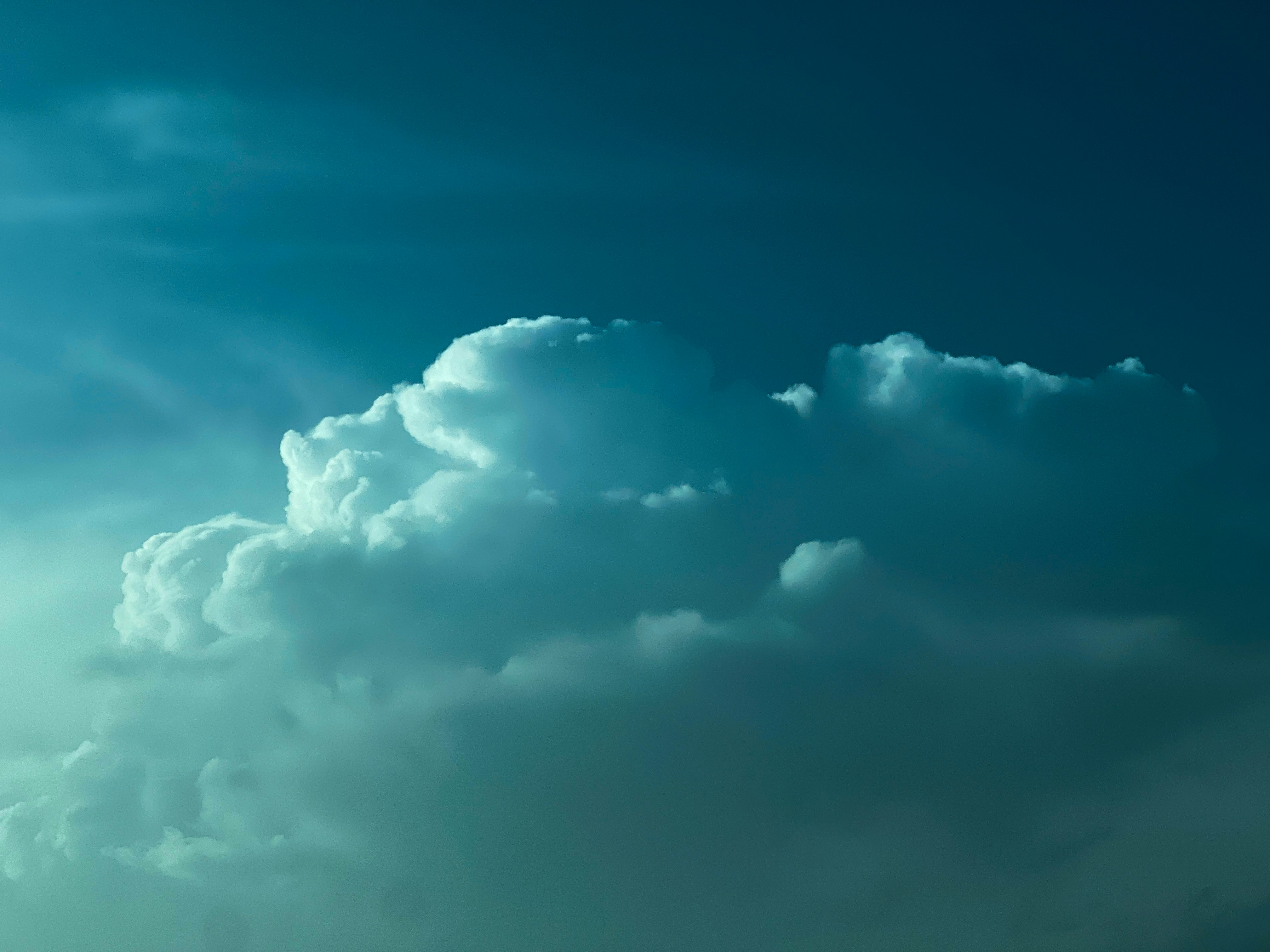 Cloudscape in Soft Dawn Tones