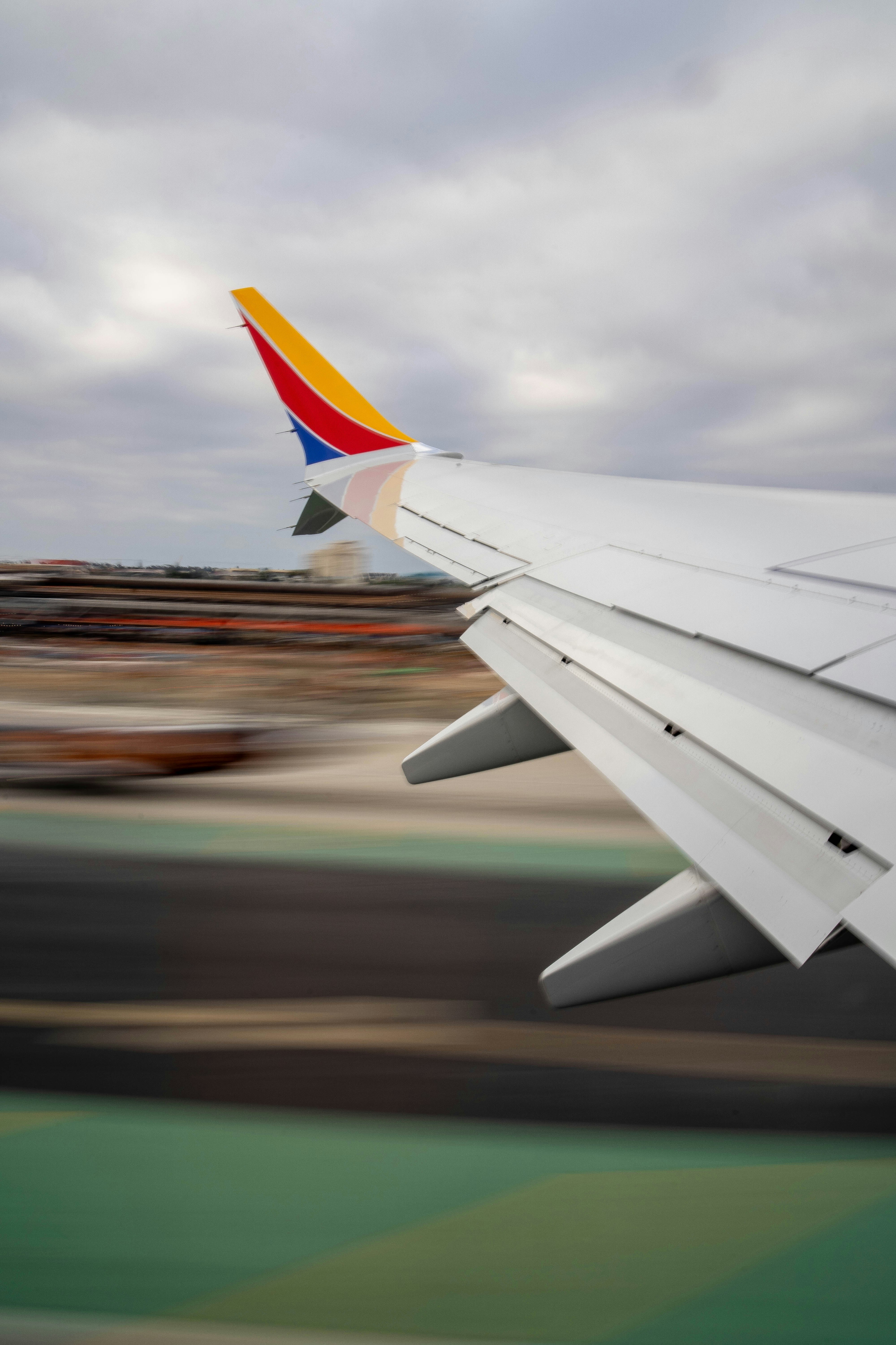 Wingtip in Motion: A Forward View from the Cabin Window