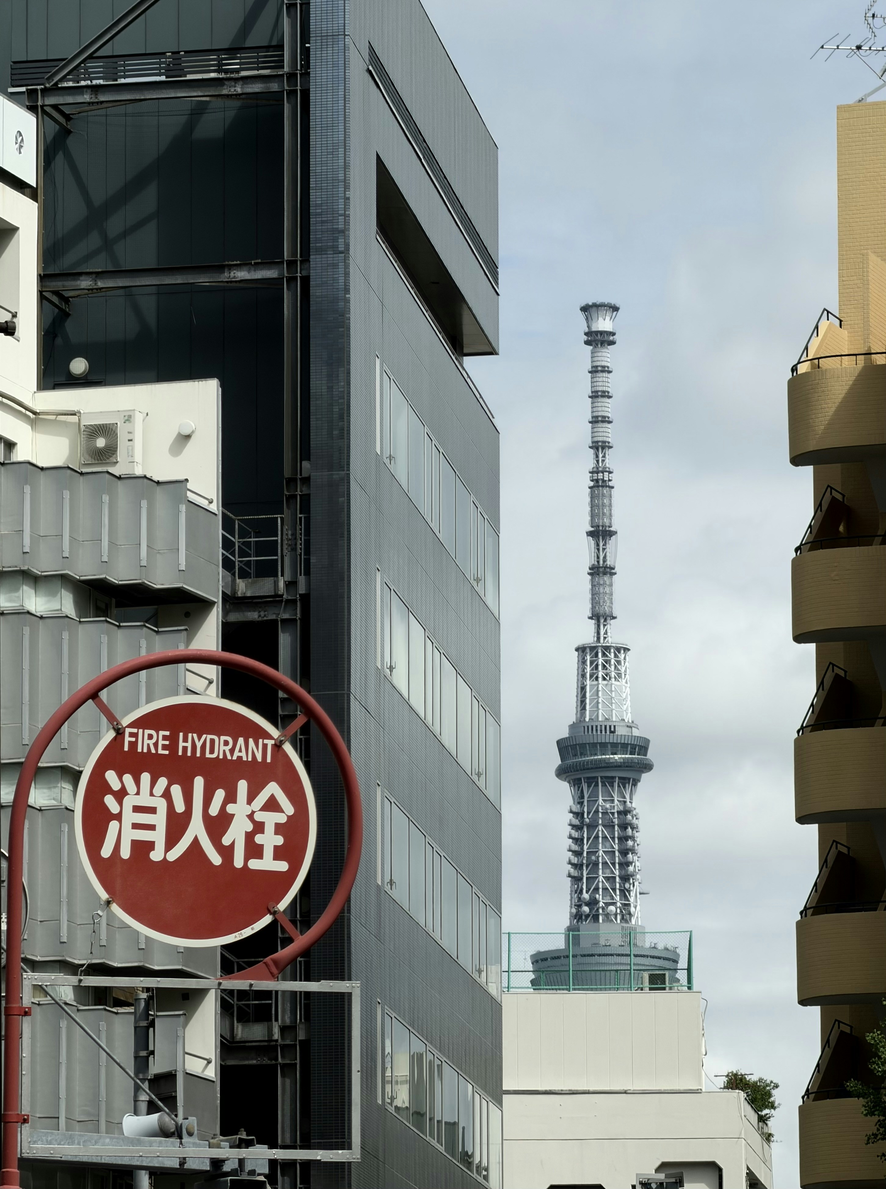 Tokyo Skyline Spotlight: A Fire Sign and the Tower Rise