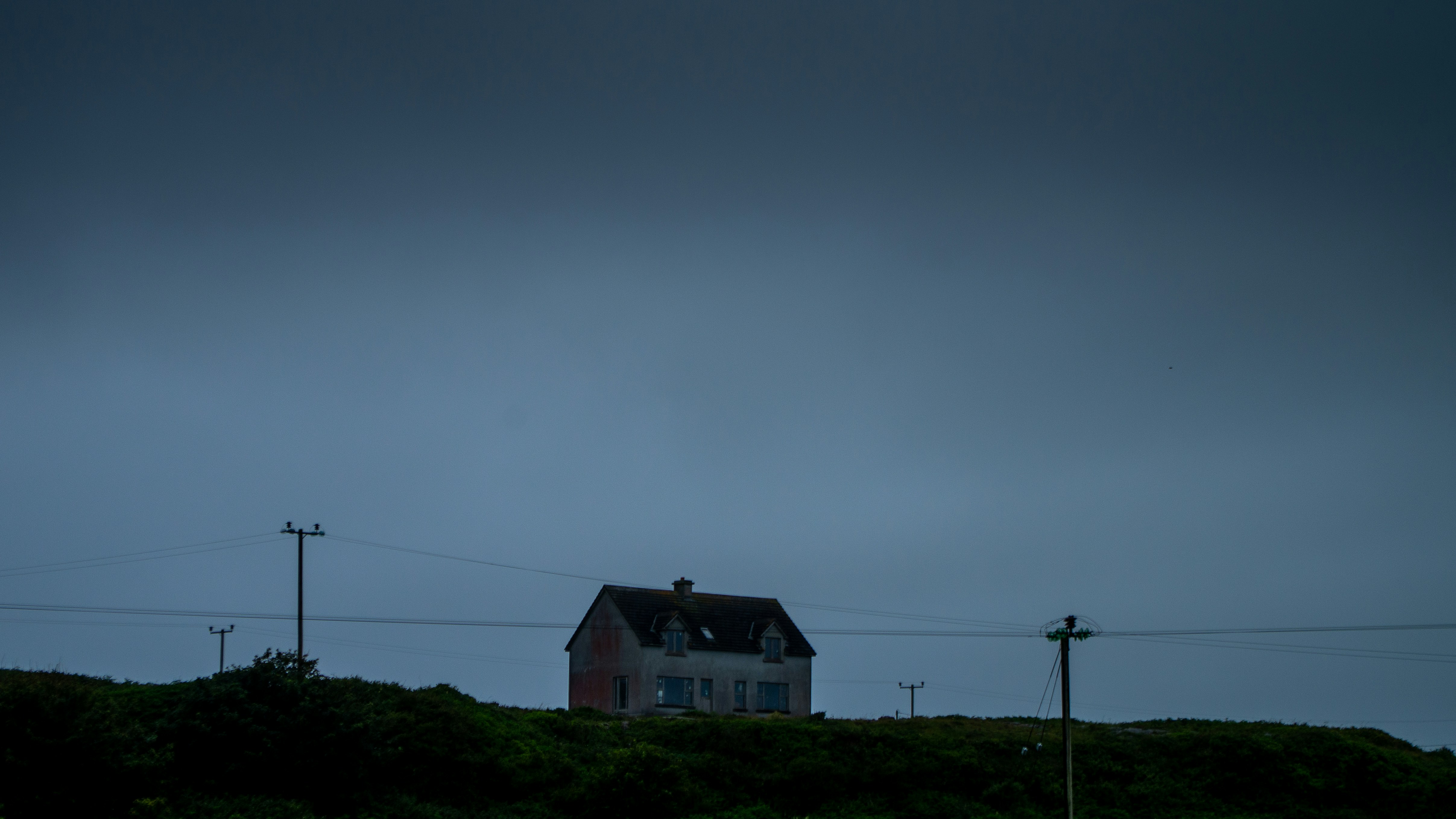 Lonely House Above the Dune Ridge