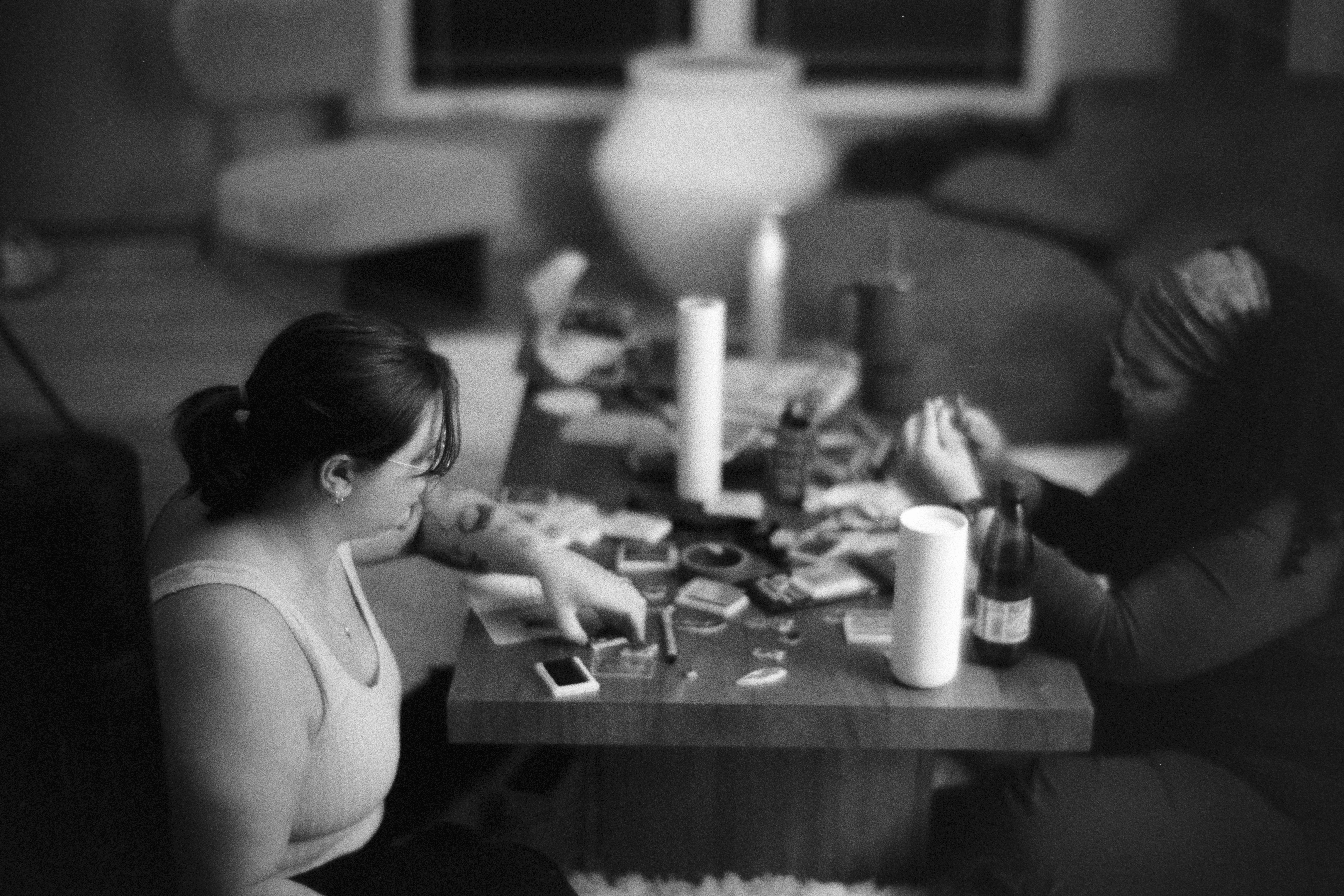 Evening Poker and Pizza: Quiet Tensions at the Tilted Table