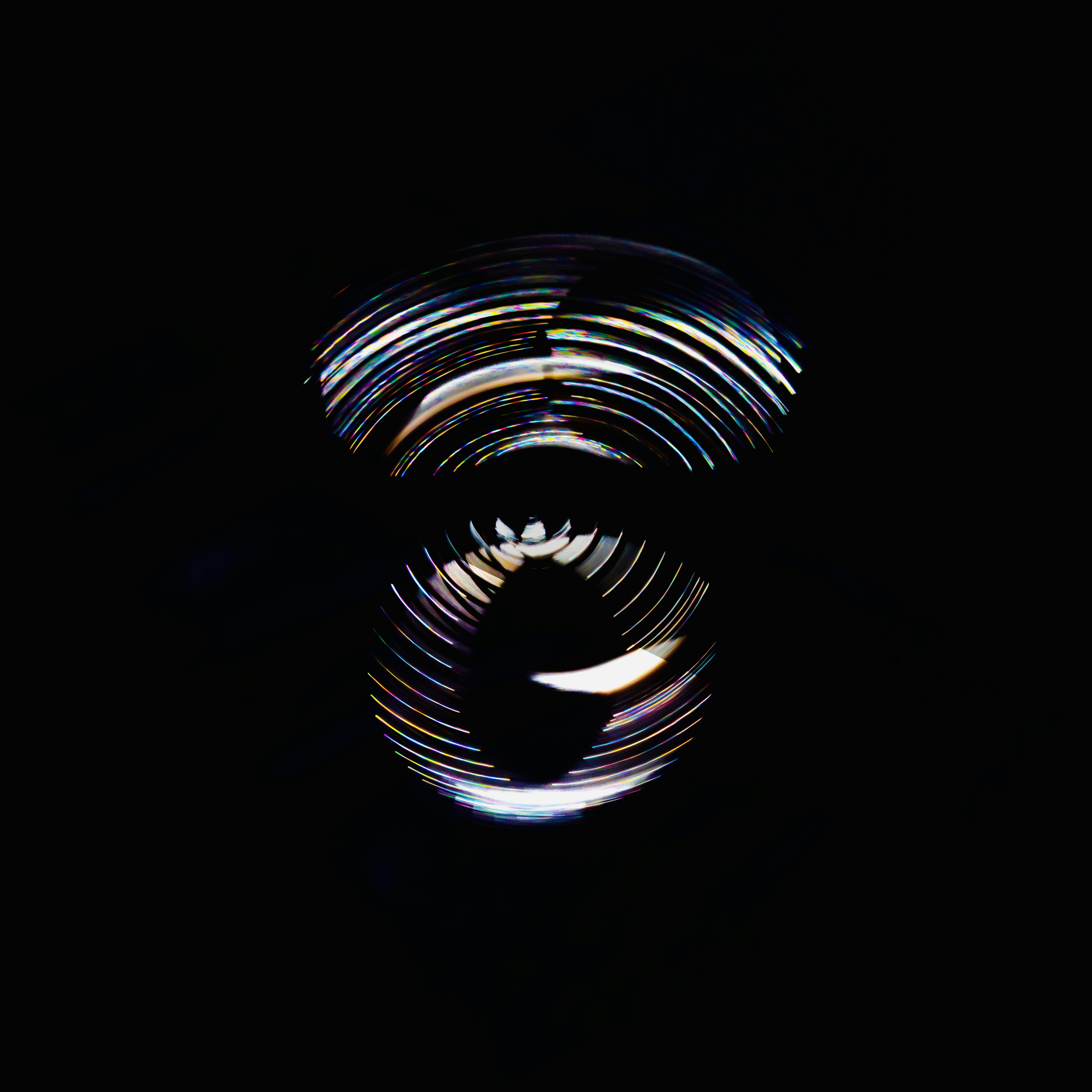 Circular Echoes: Light Rings Form a Dark Orb