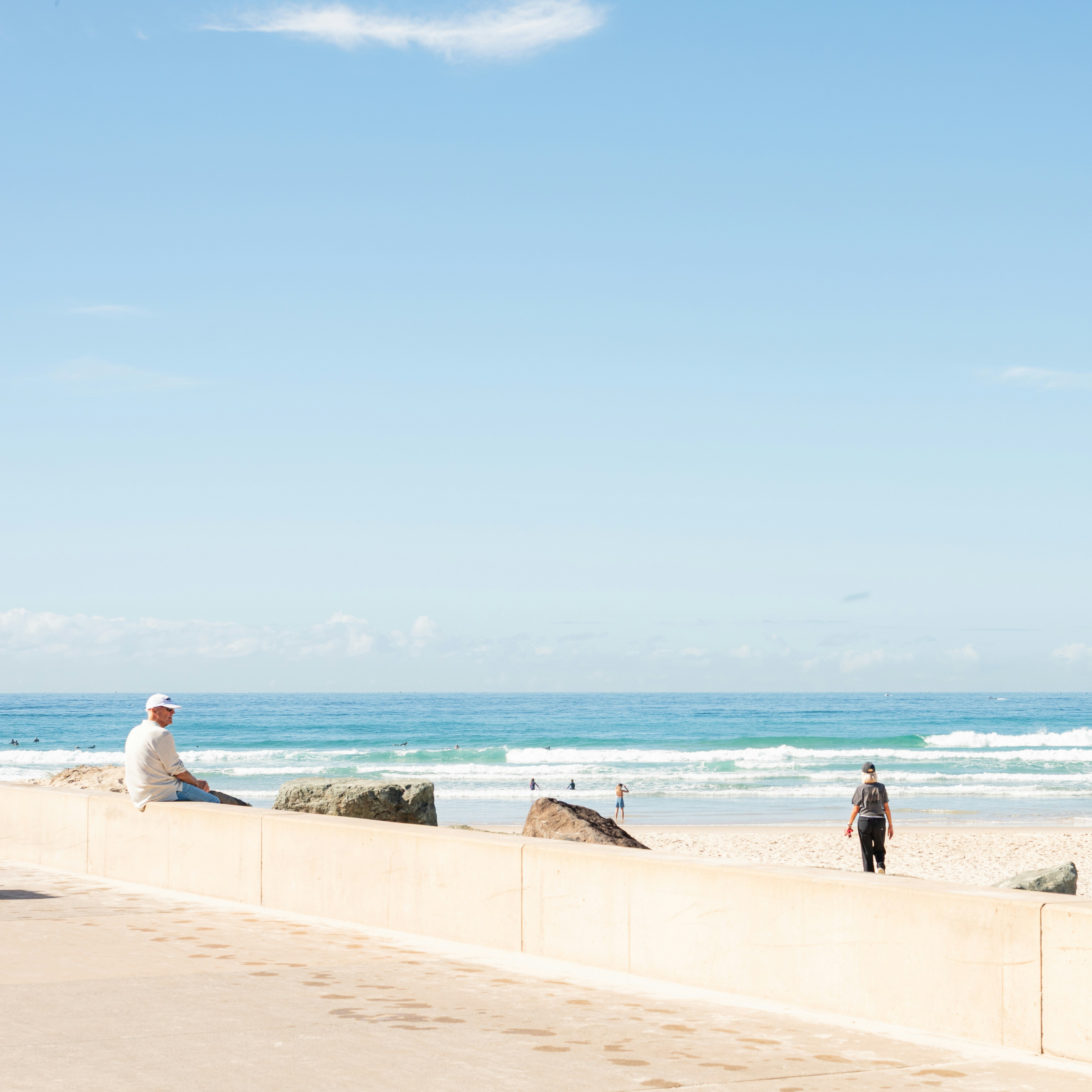Low Tide, Ocean Breeze: A Quiet Seaside Moment