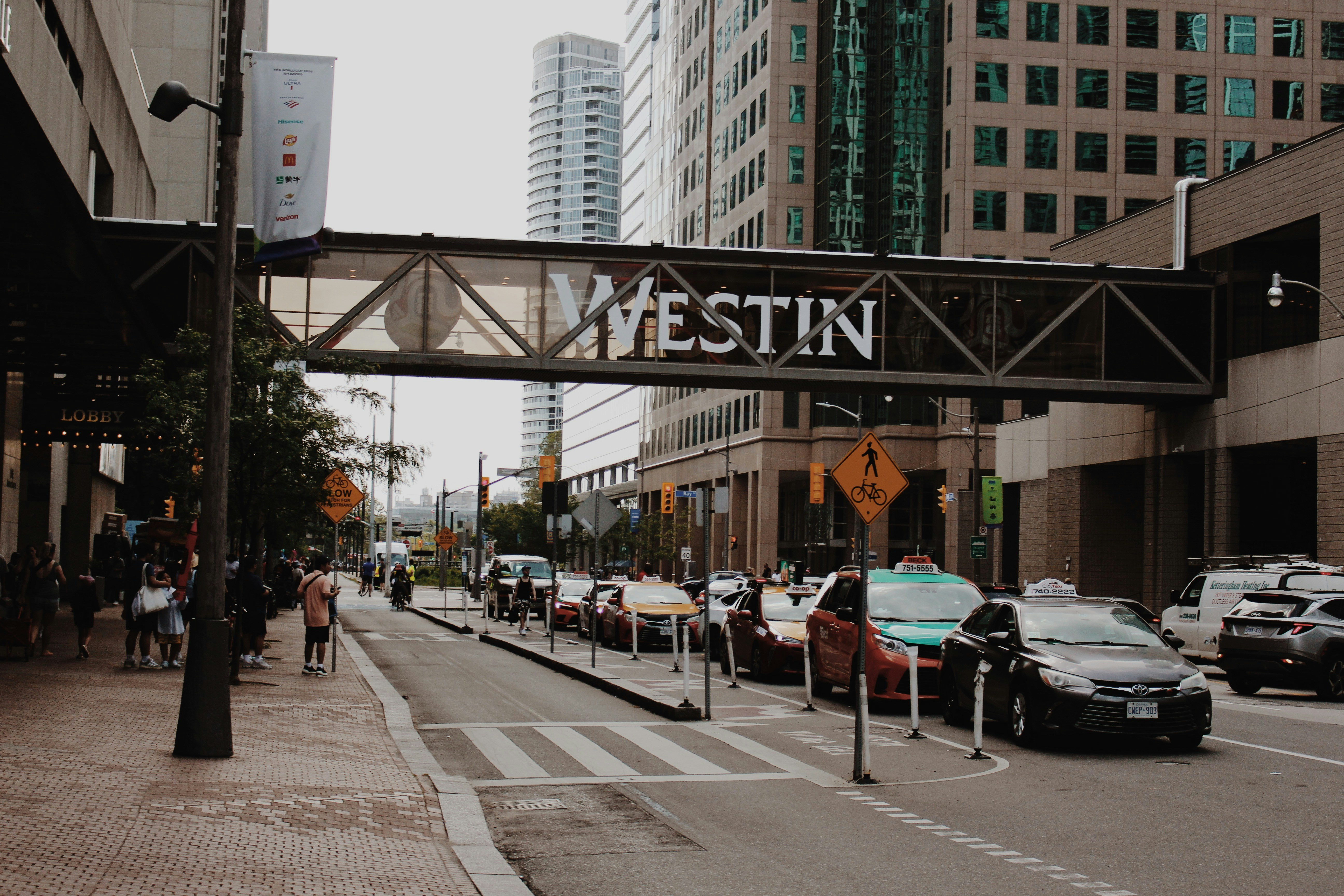 Urban Crossing Under the Westin Bridge