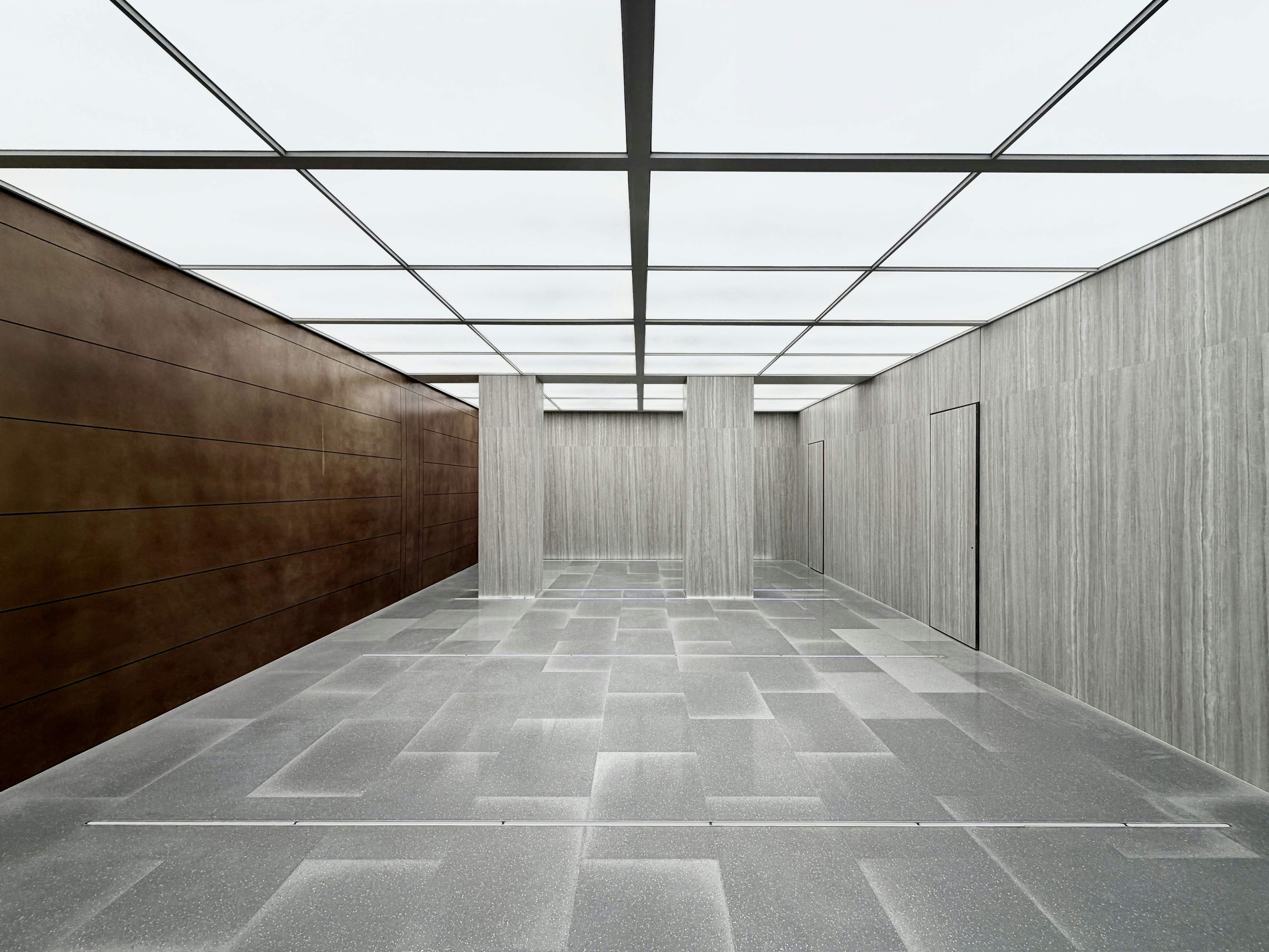Geometry of Silence: A Tunnel of Light and Concrete
