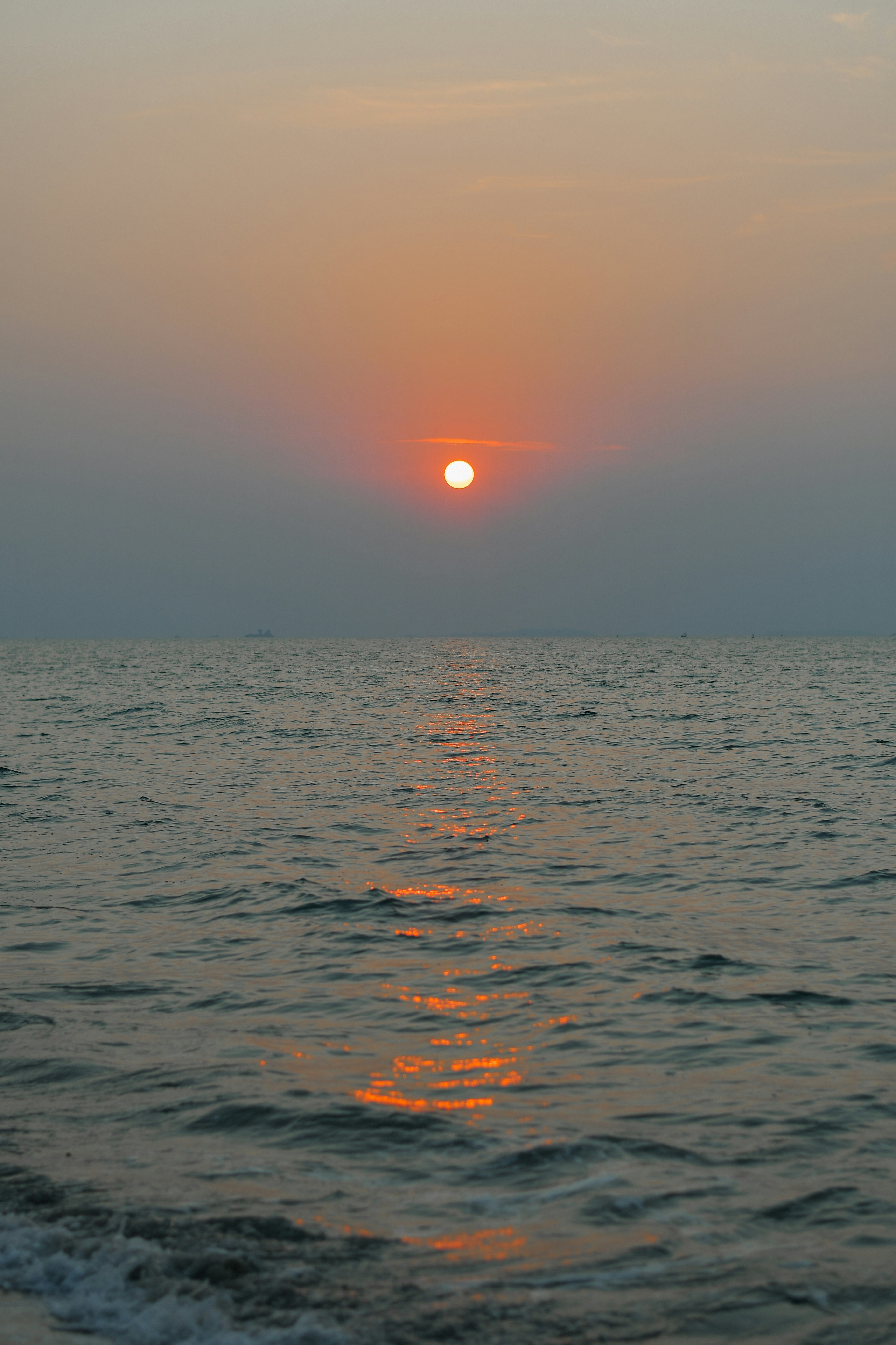 Evening Sun Over Quiet Seas