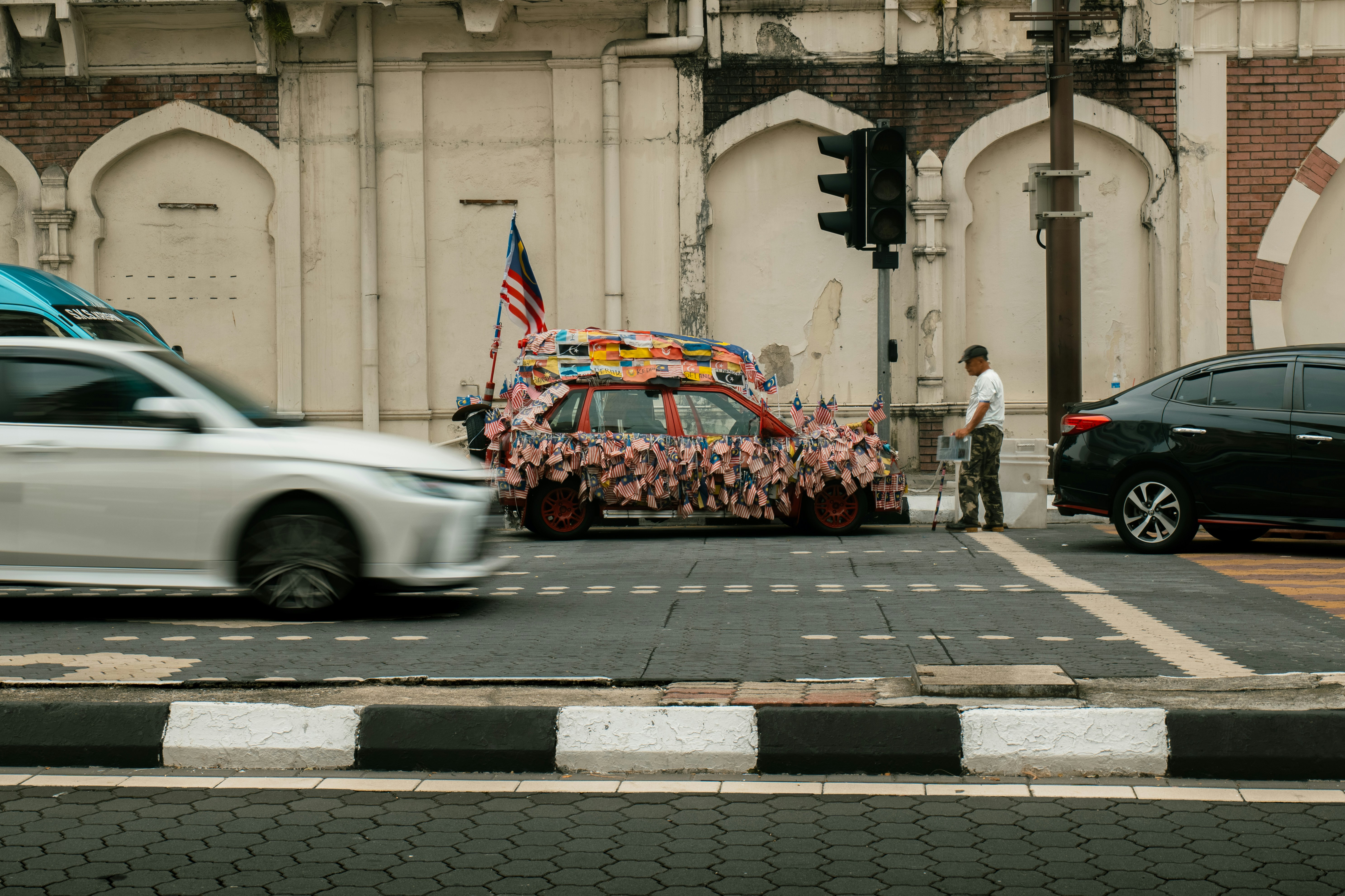 Floral Parade on a City Street