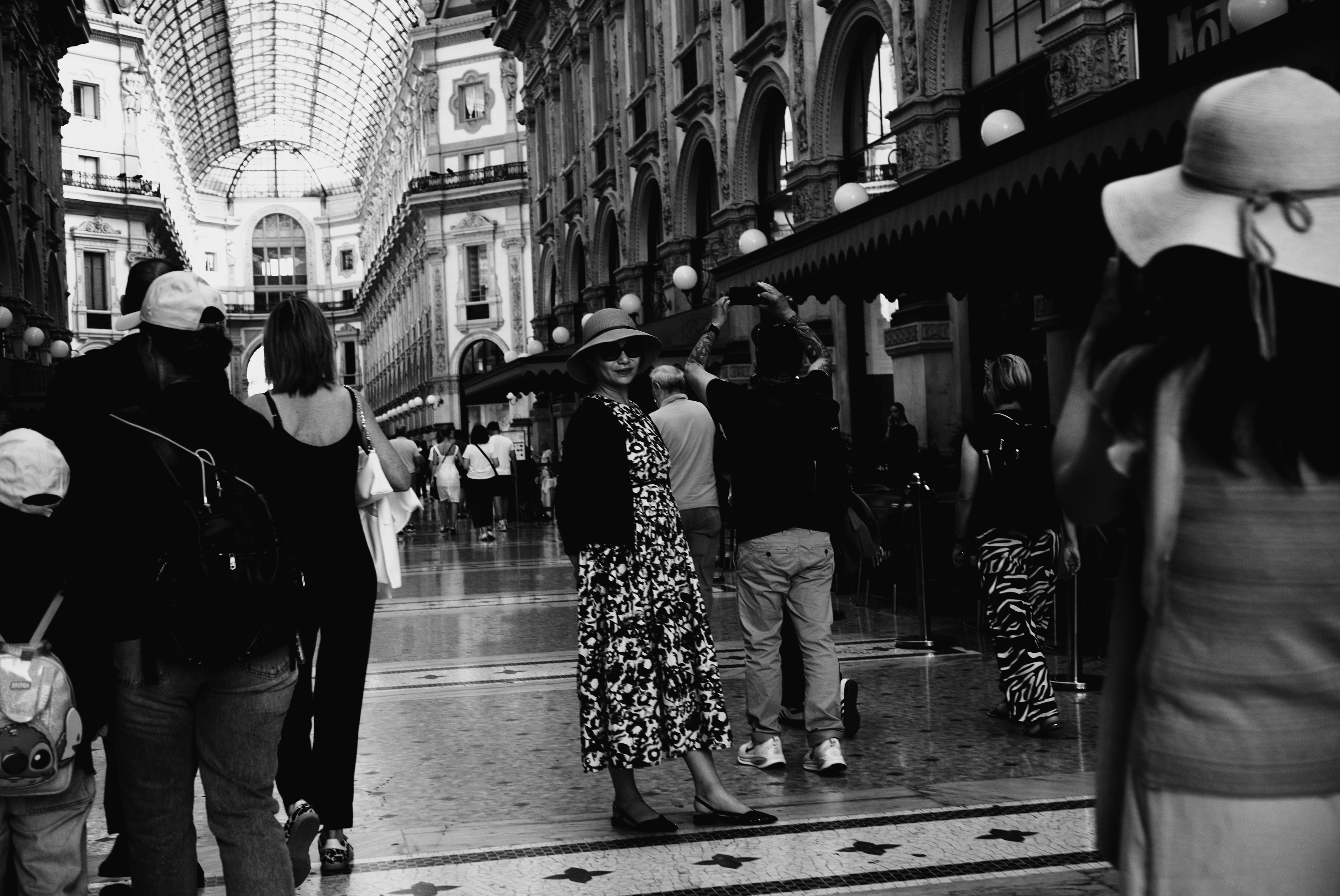 Midday Parade beneath the Glass Arcade