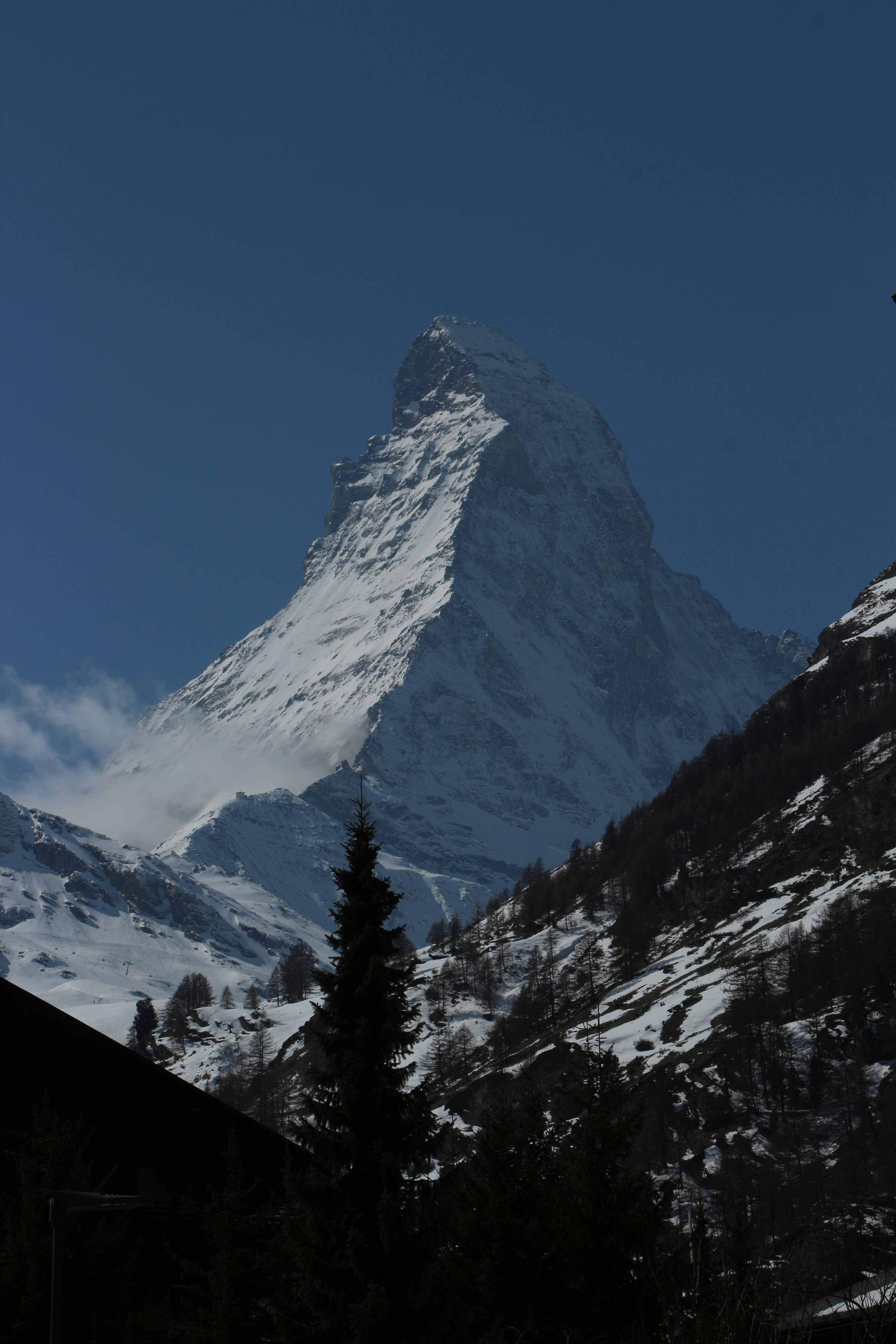 Majestic Peak Pierced by Winter Air