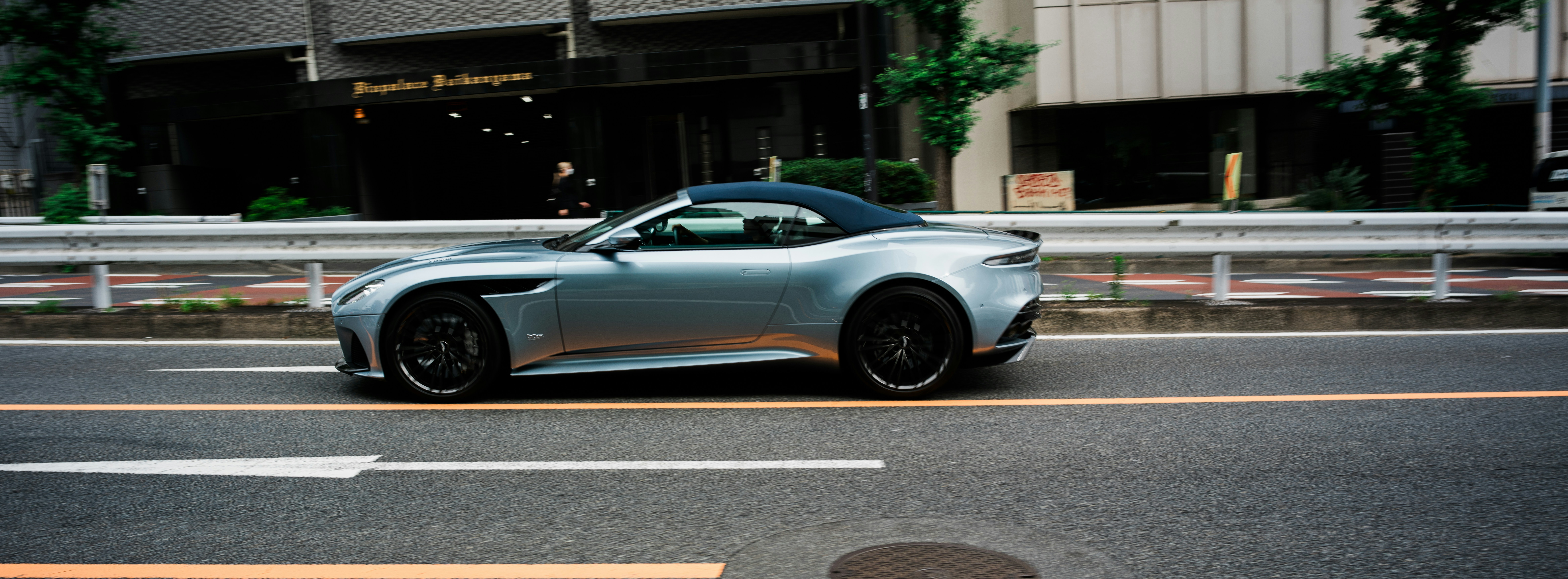 Silver GT Draped in Sunset Street Light