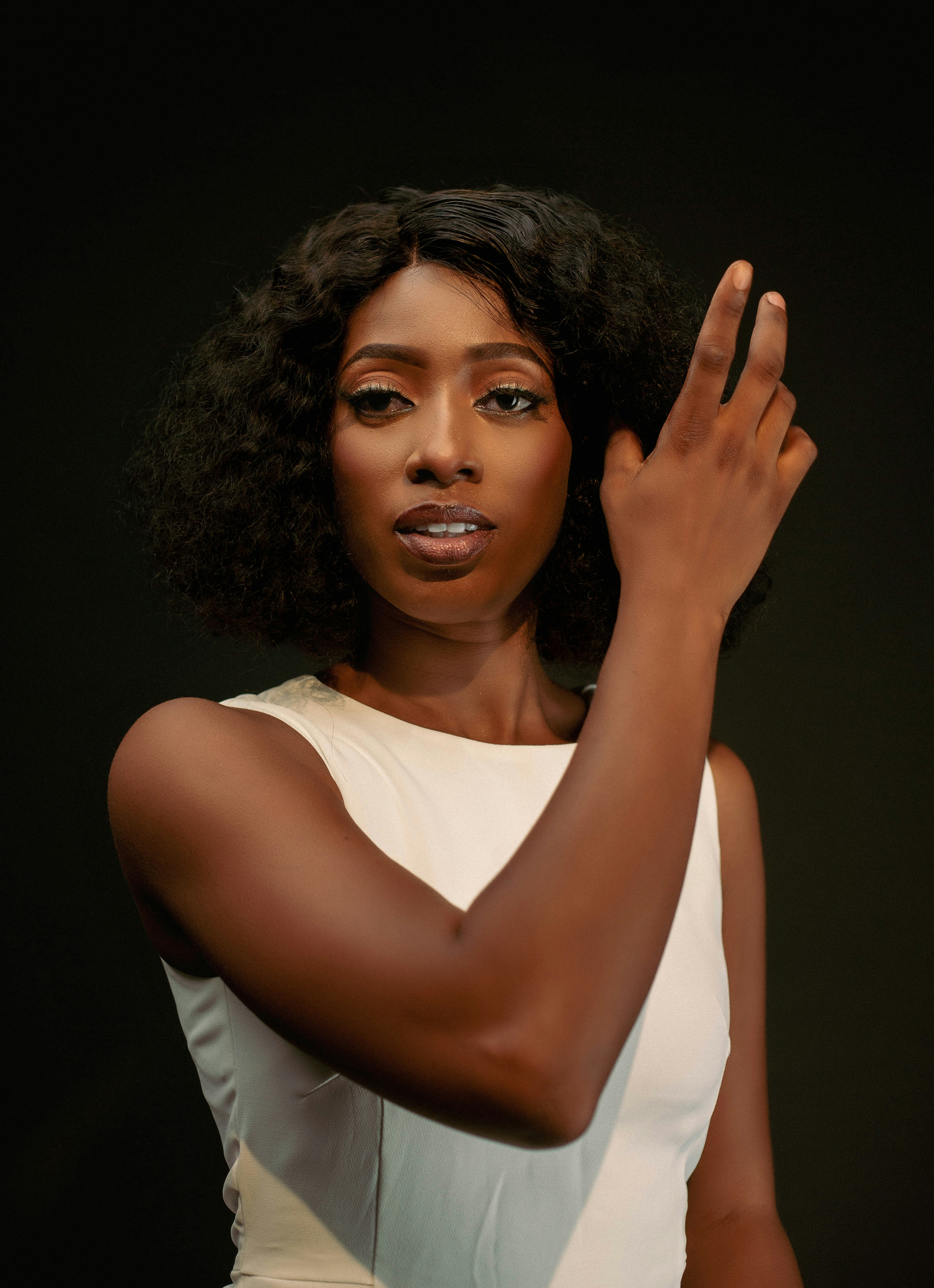 Eyes in Focus: A Moment of Poise