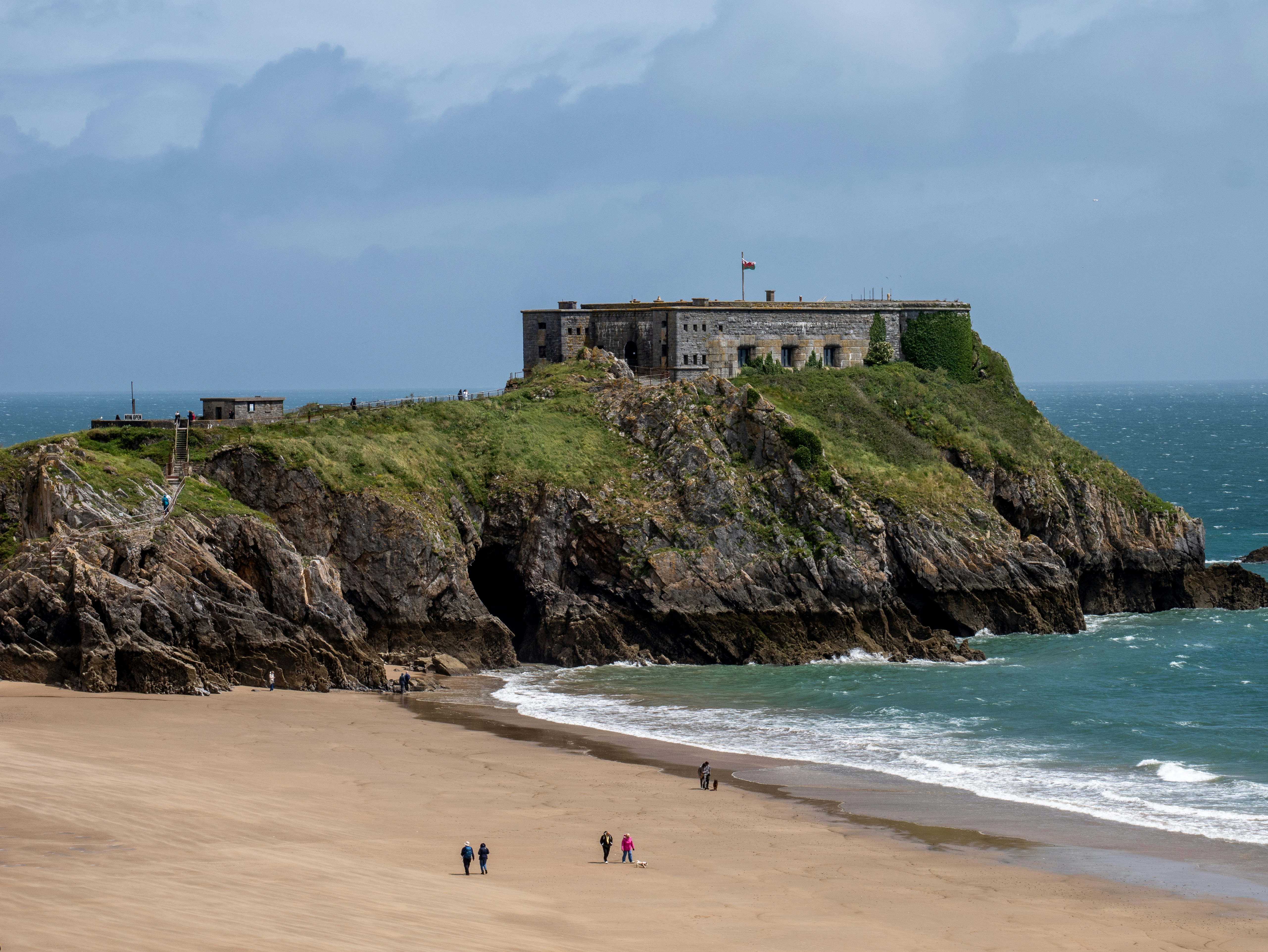 Fortress Cliff: A Coastal Outpost Overlooking the Calm Atlantic