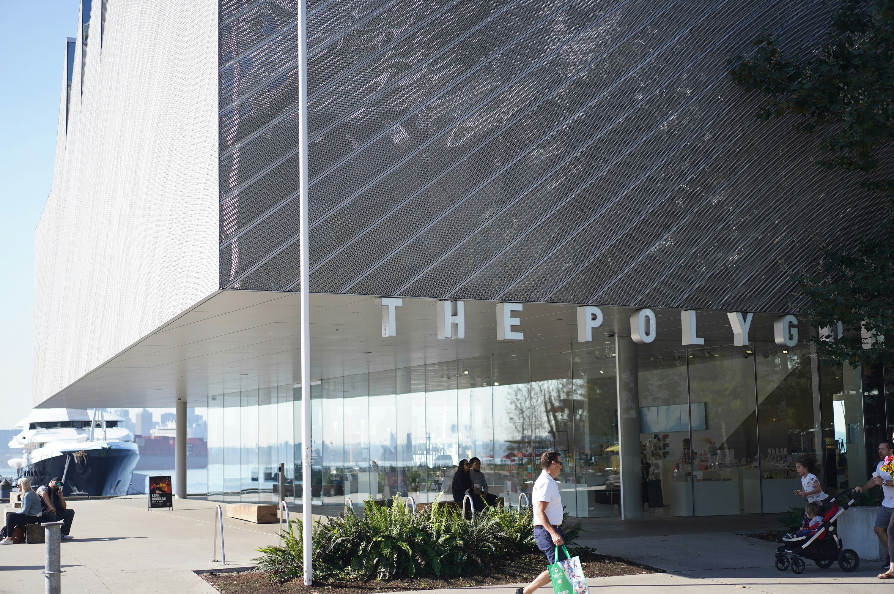 Polished Edge of the Poly: A Modernist Facade at Ground Level