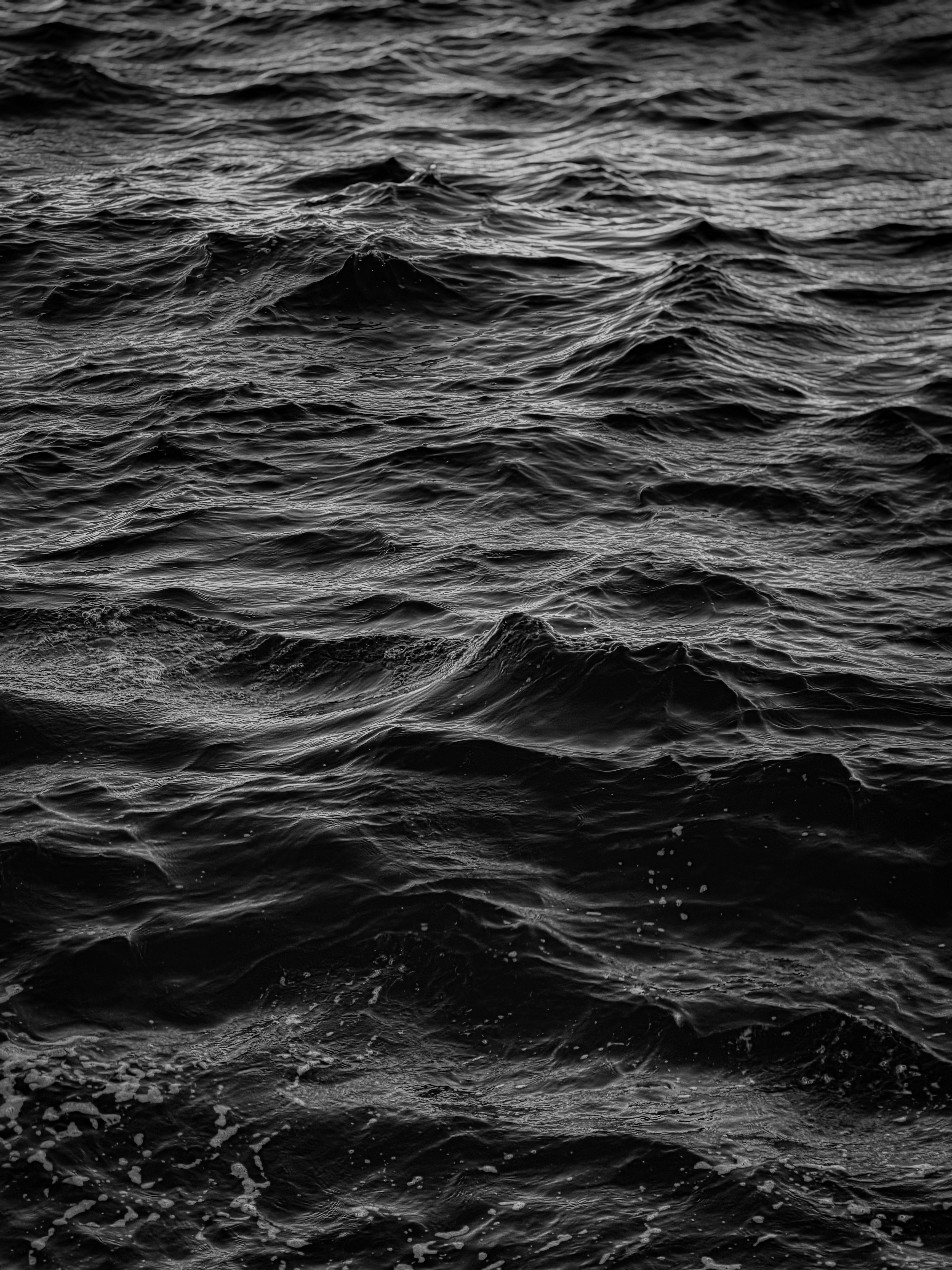 Rising Swells Over a Quiet Black Sea