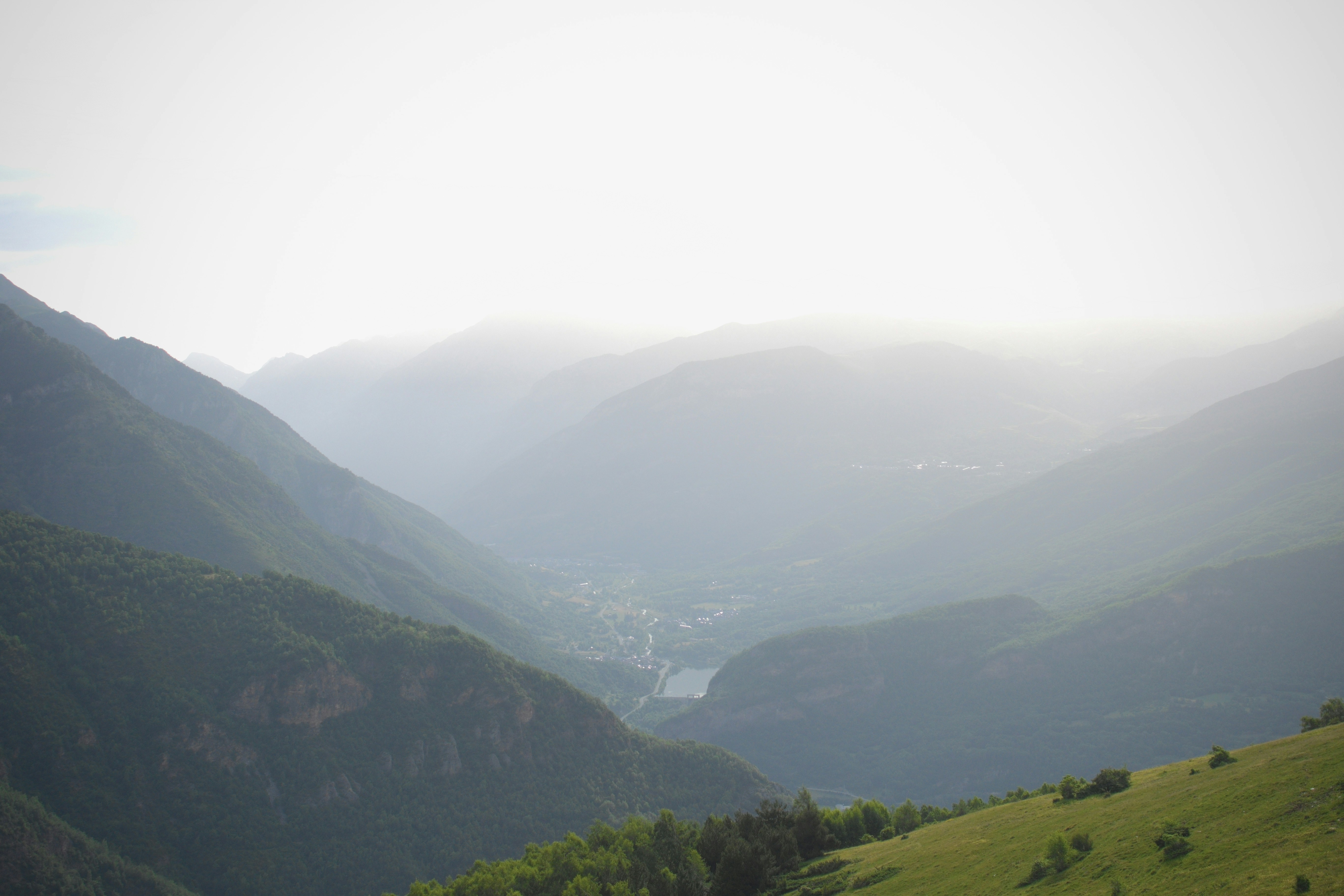 Soft Valleys, Hidden Light: A Quiet Mountain Dawn