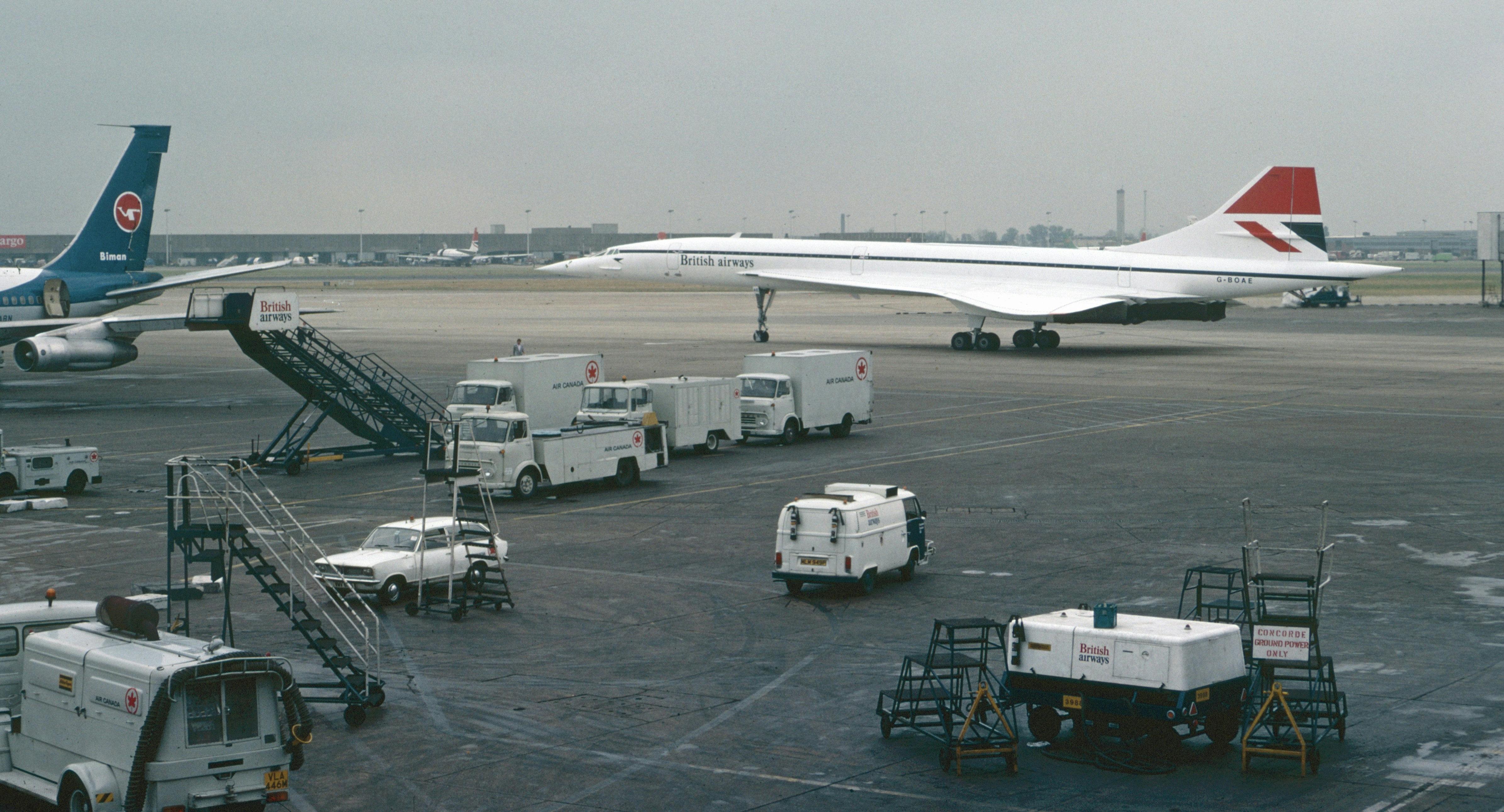 Toward the Quiet Giant: A Tarmac under Idle Giants
