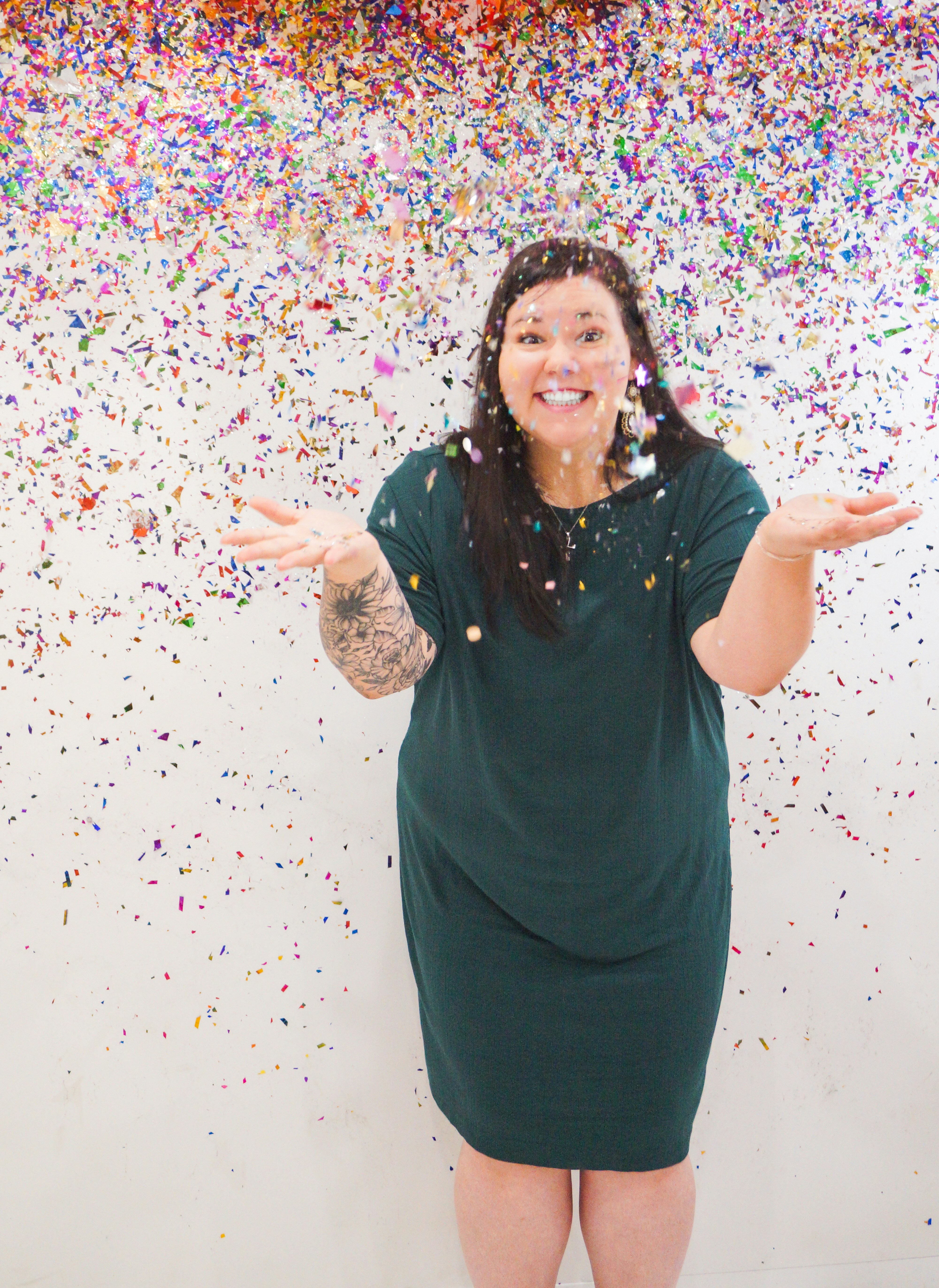 Confetti Welcome: A Birthday Moment Frozen in Color