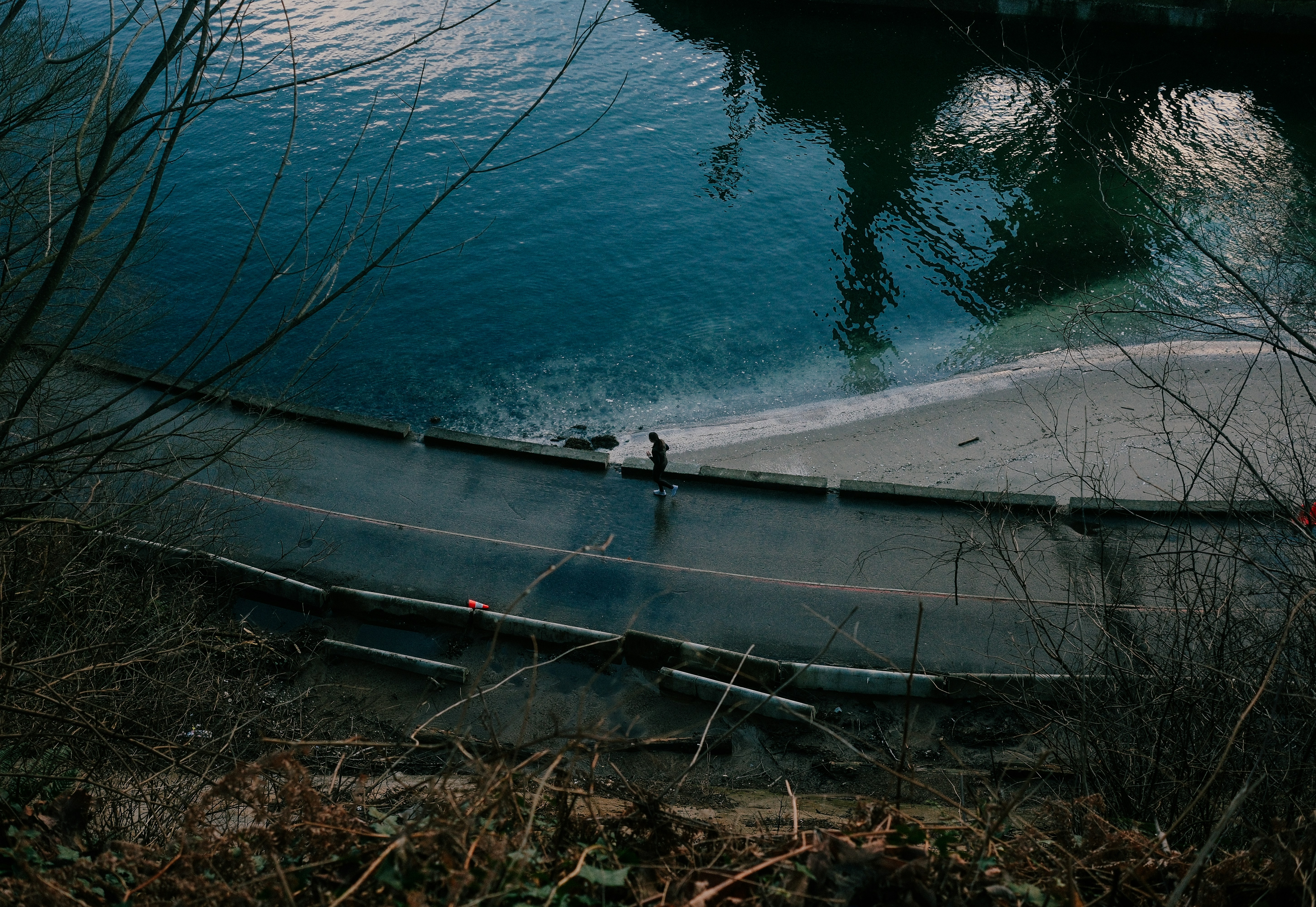 Driftwood Staircase to the Quiet River