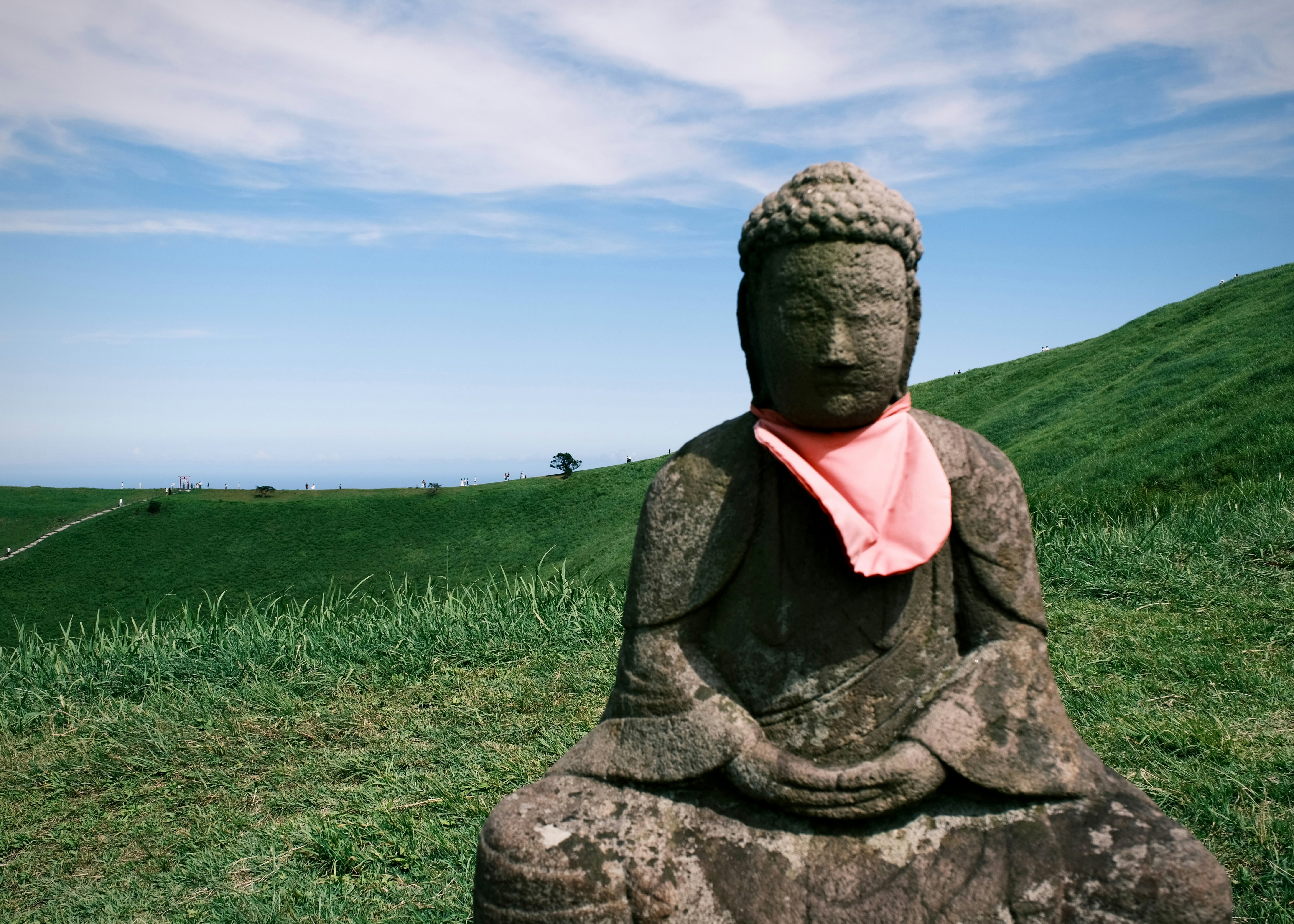 Stone Buddha in the Green Recline