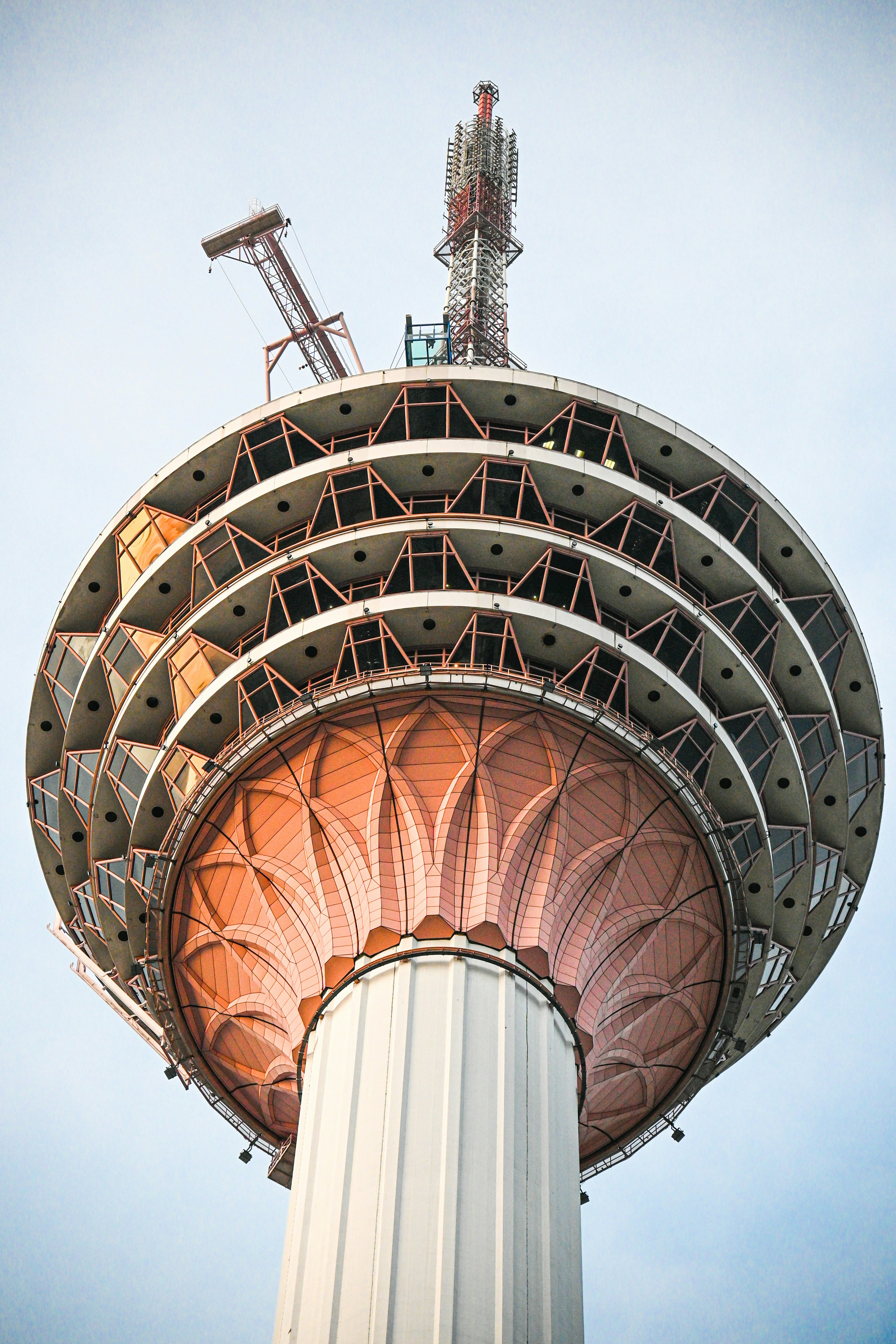 The Crowned Spire: Circular Decks of a Telecommunications Mast