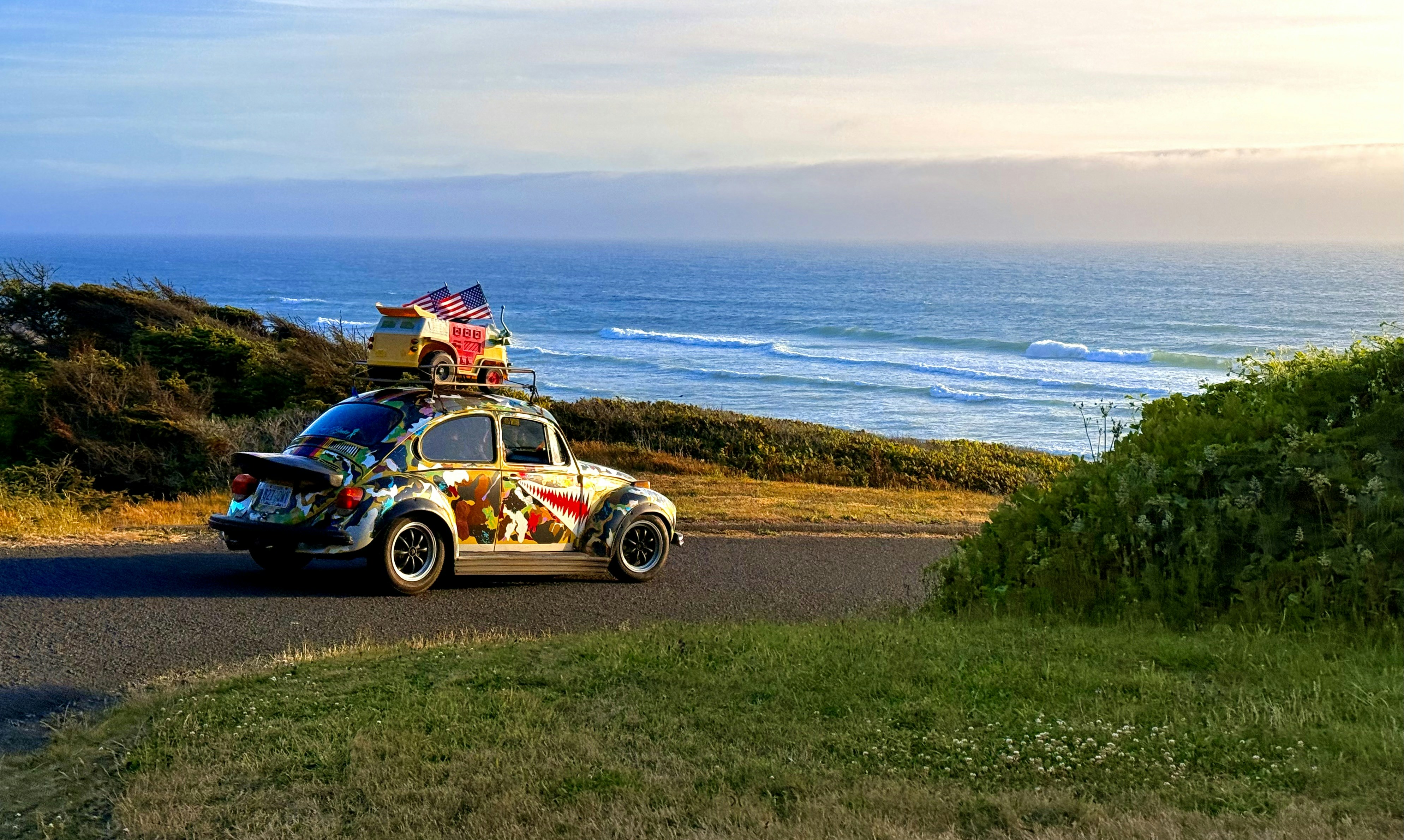Surfside Rally: A Vans' Adventurous Coastal Drive