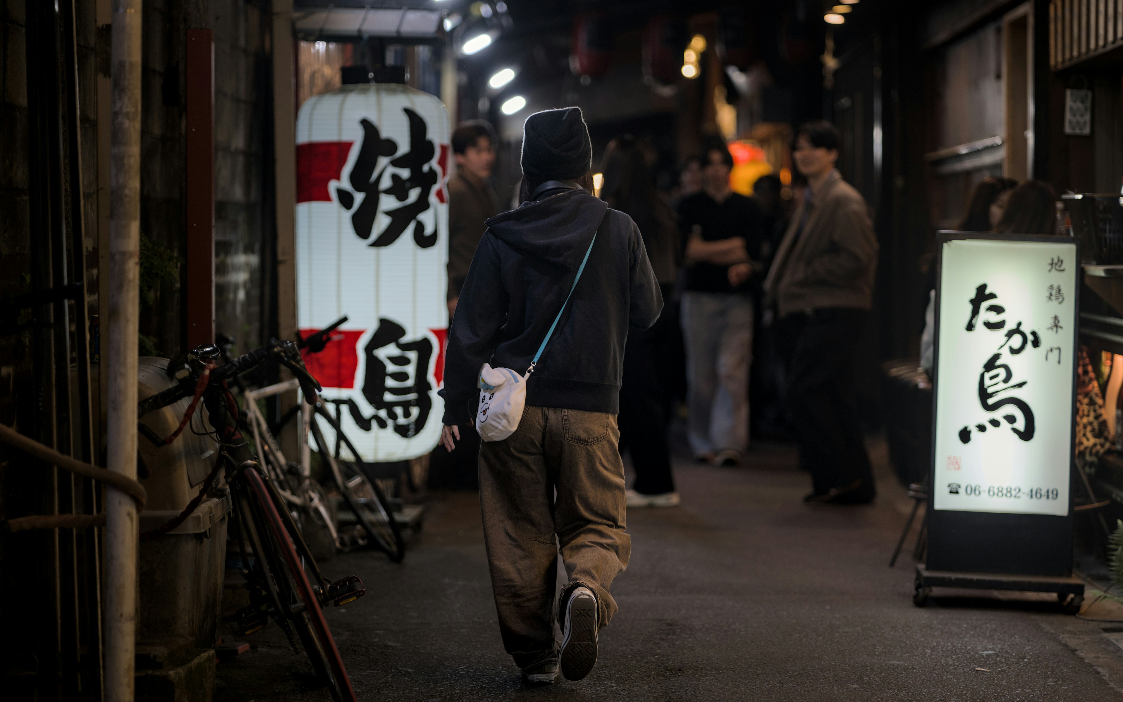 Midnight Stroll Through a Neon Alley