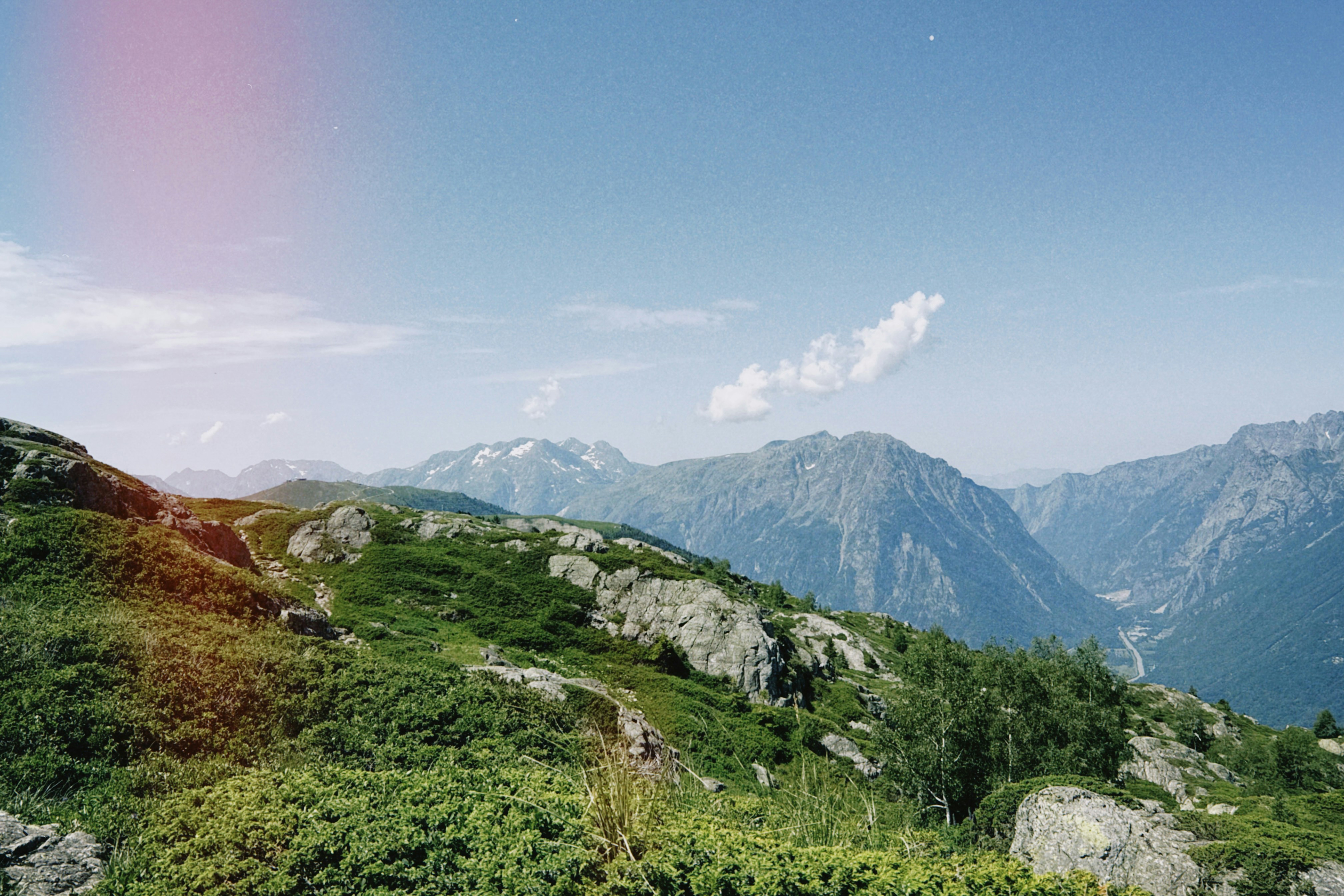 Alpine Ridge Under a Clear Sky