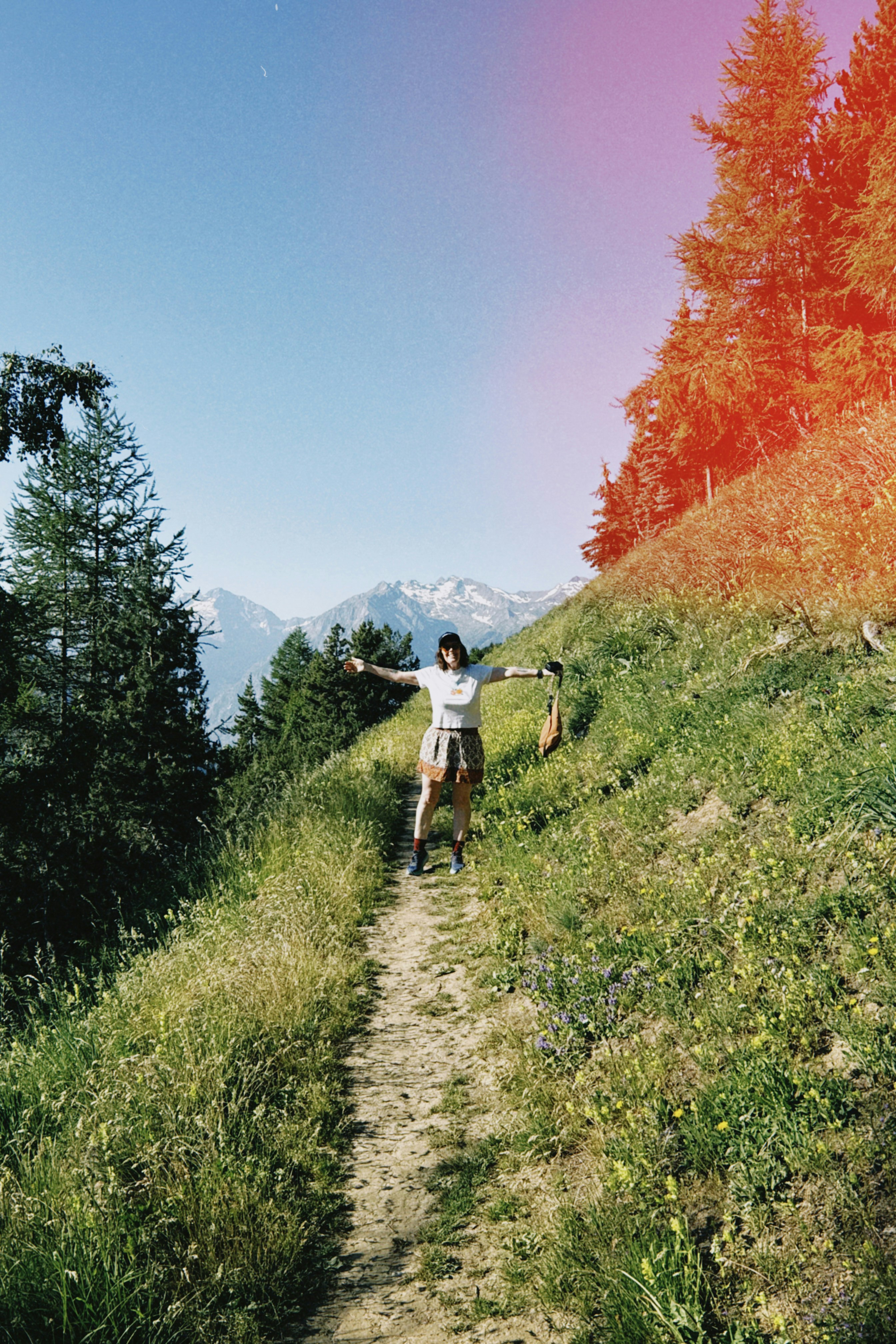 Trailbound: A Joyful Hike Amid Alpine Vistas