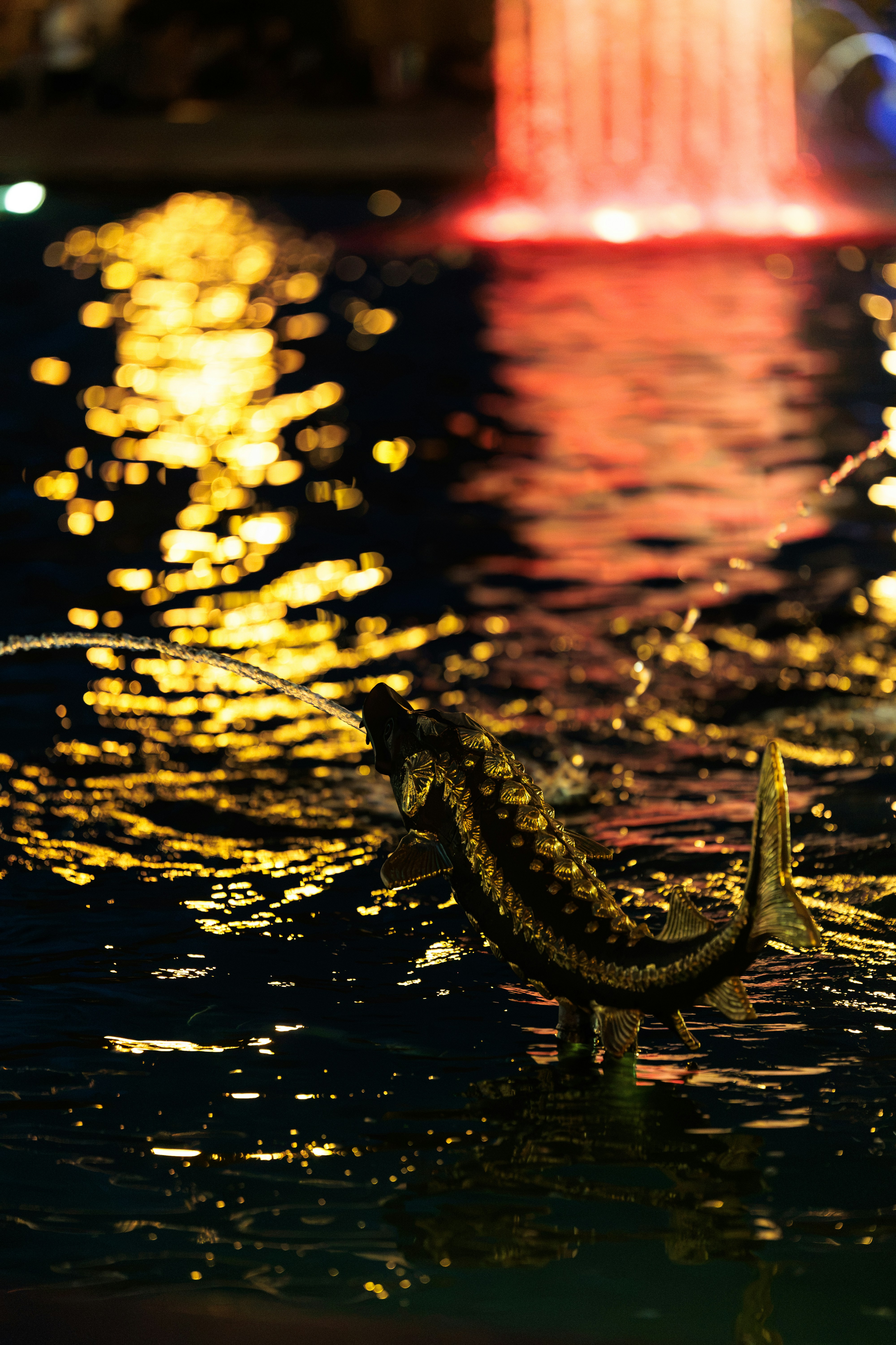 Fishing at Neon Night: A Gator Crafted by Light