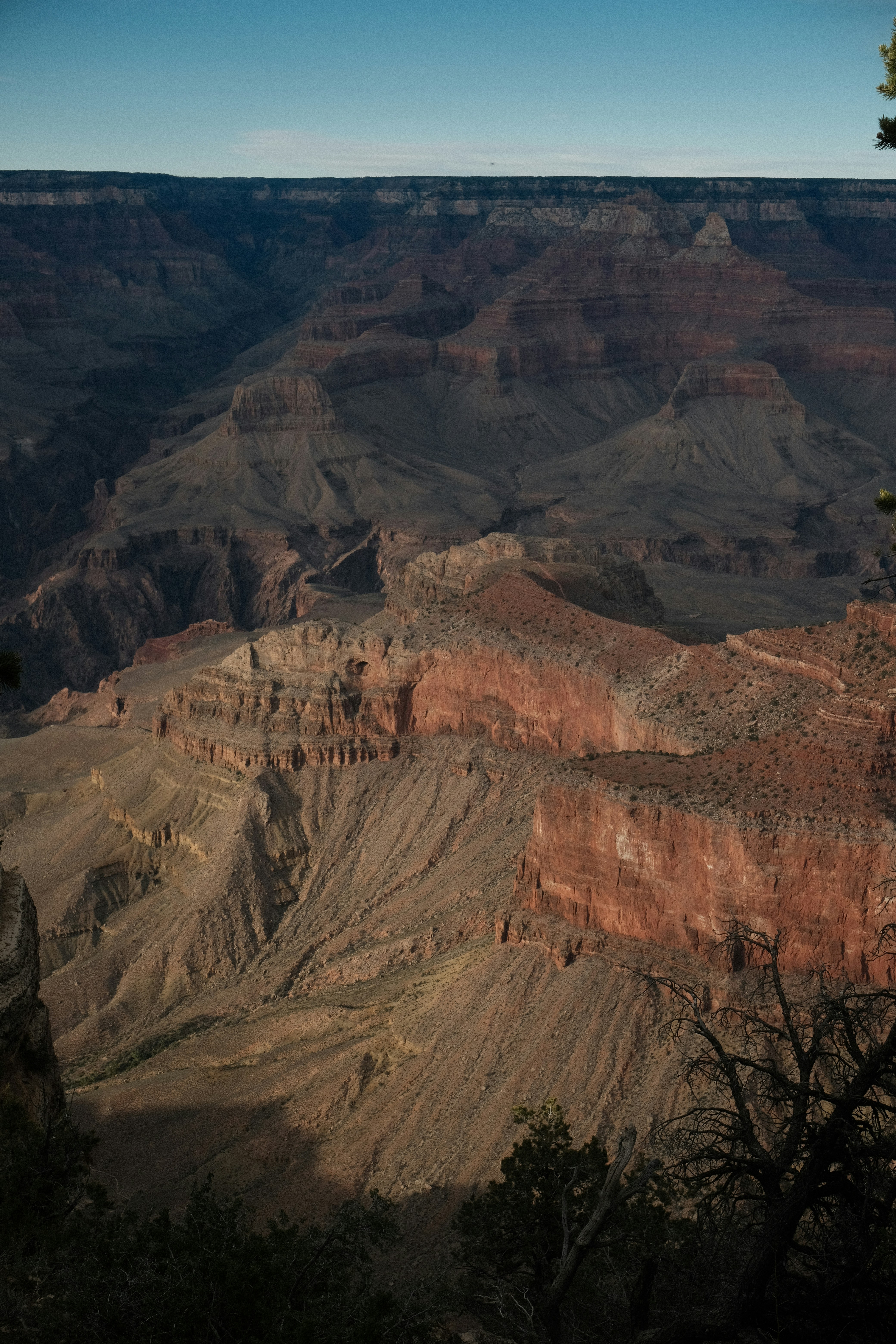 Edge of Time: Sunlit Strata Over the Grand Canyon