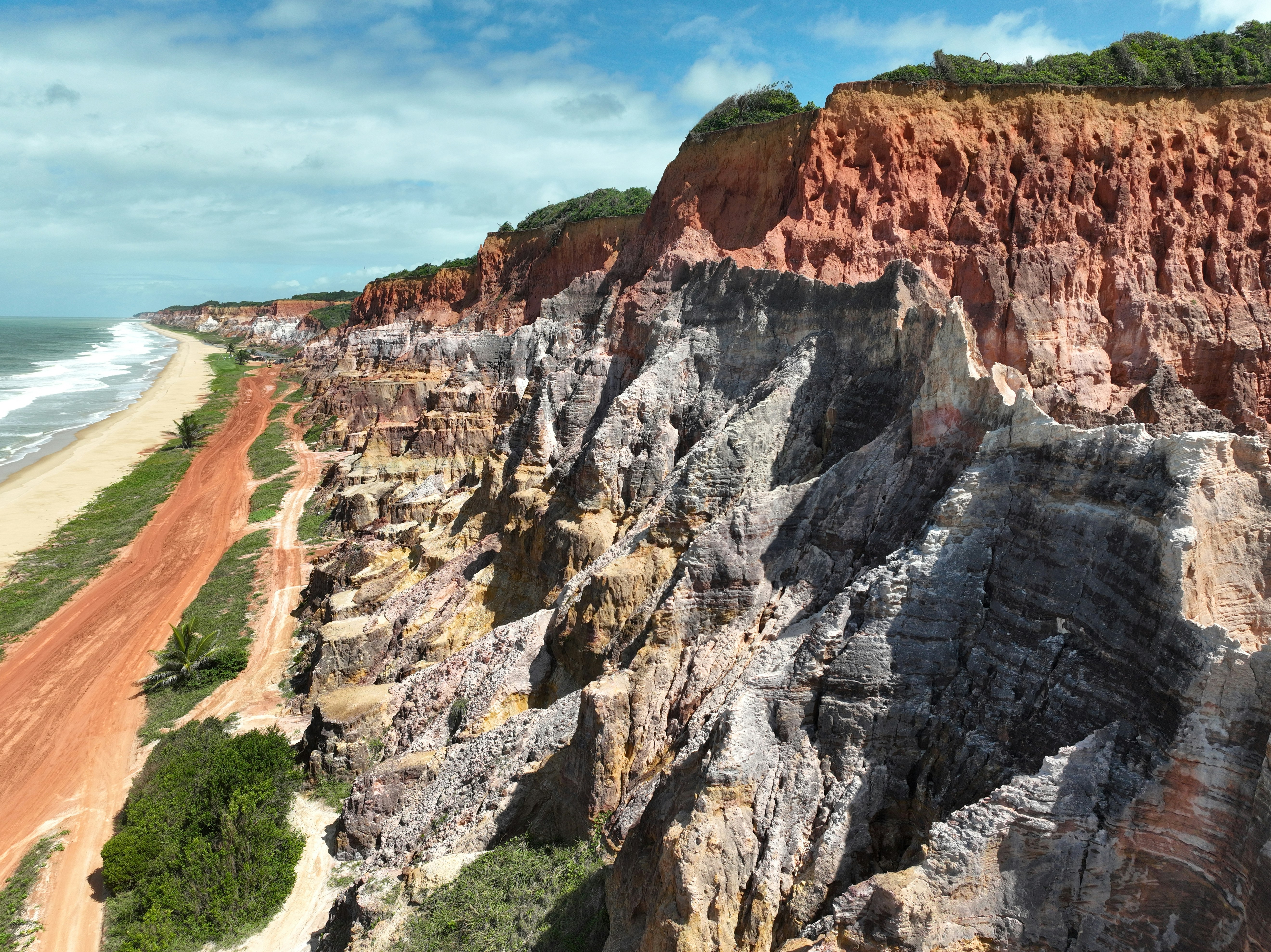 Cliffside Coastal Strata Canyons