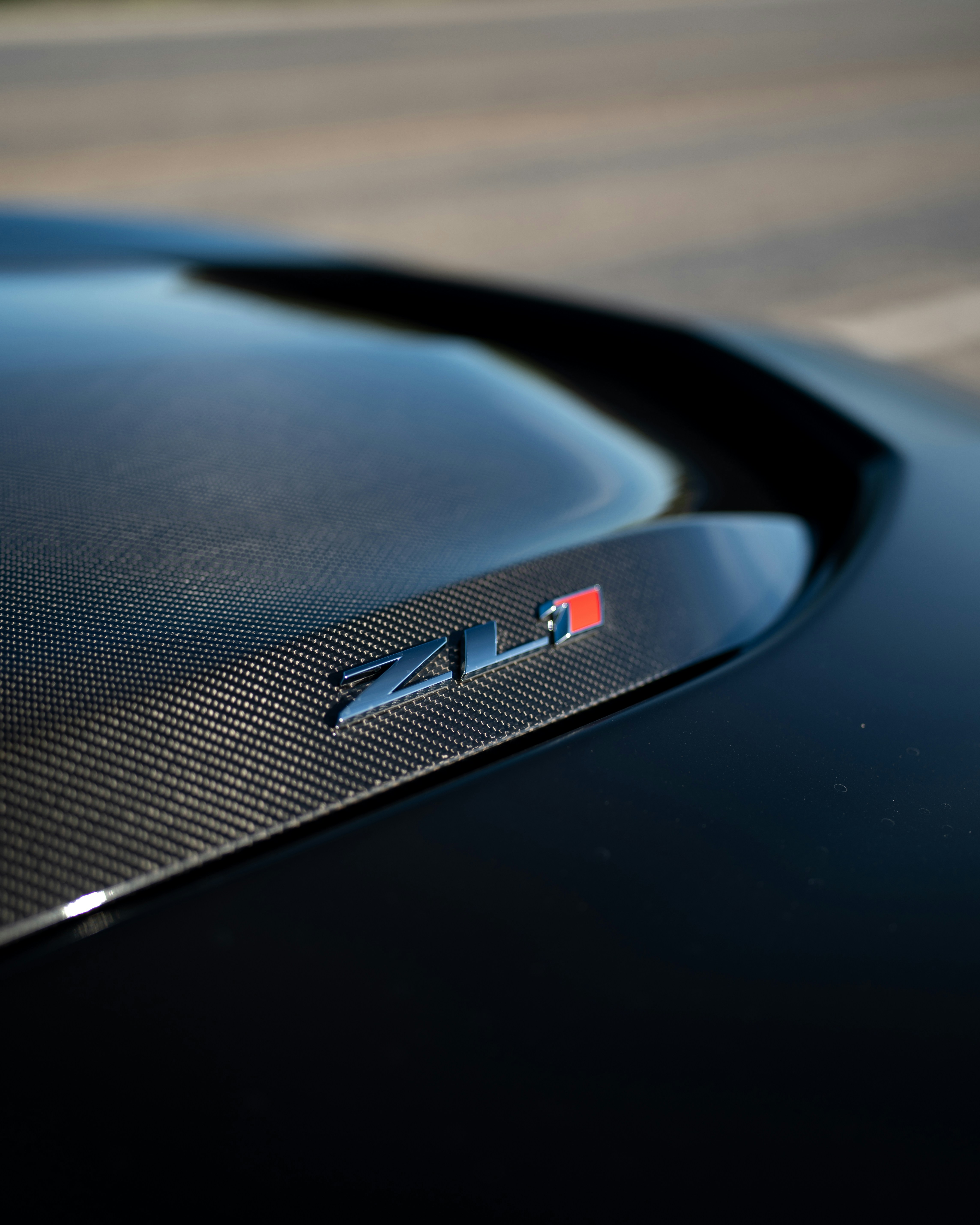 Z-Line Turbo: Carbon Fiber Hood with Red Accent