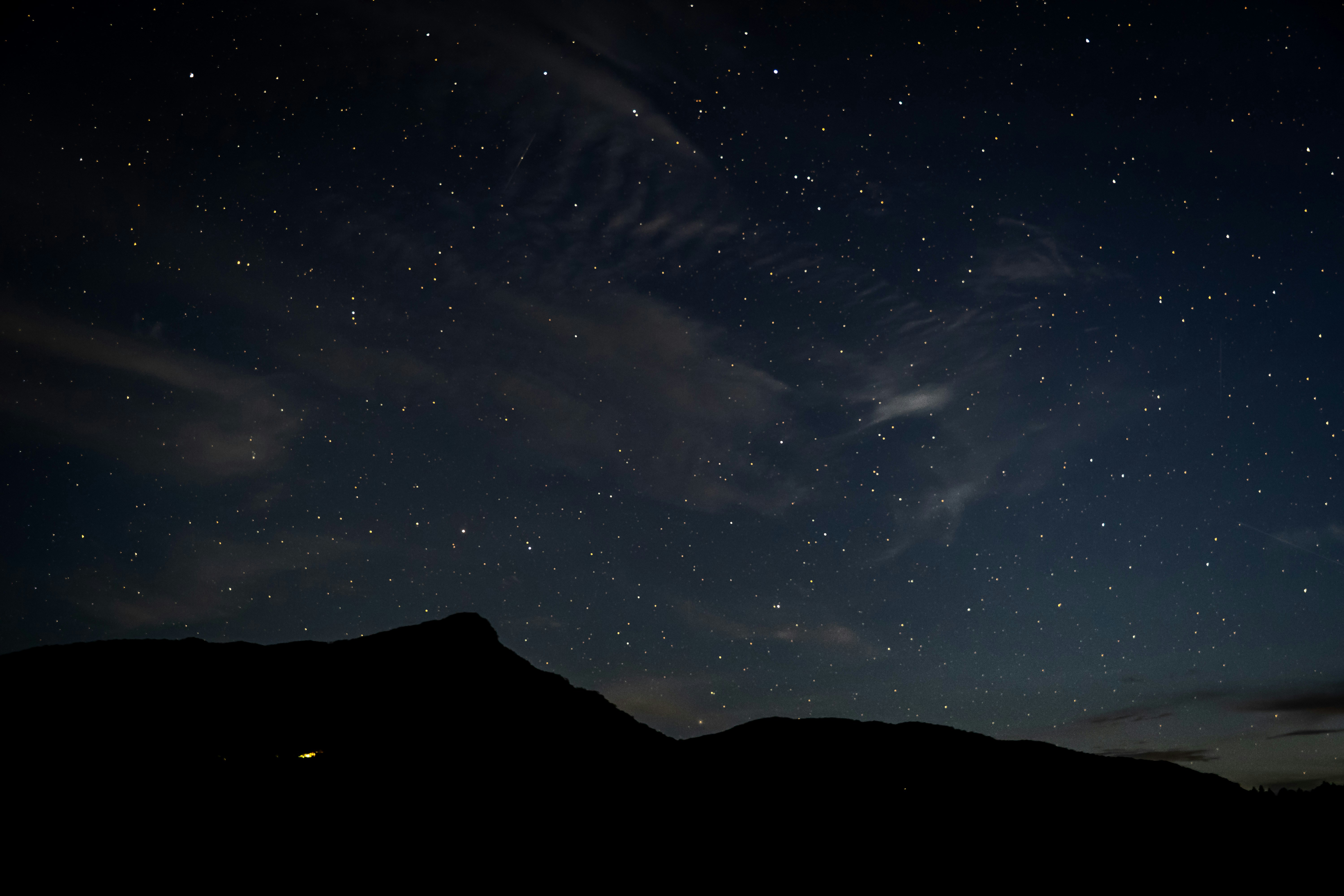 Night Sky Over Silent Ridge: A Sky Full of Quiet Wonders