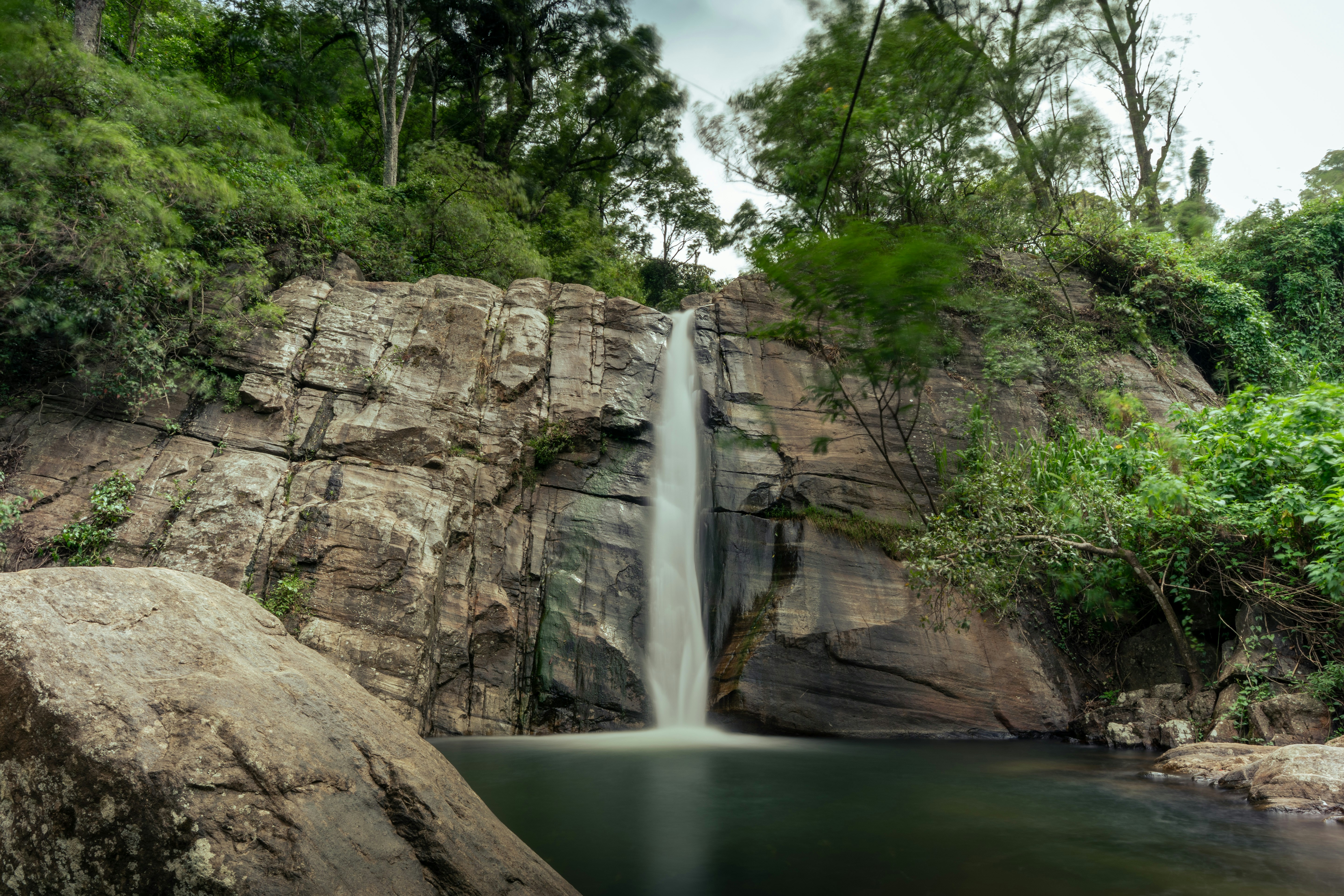 Quiet Cascade: A Hidden Pool Between Weathered Granite