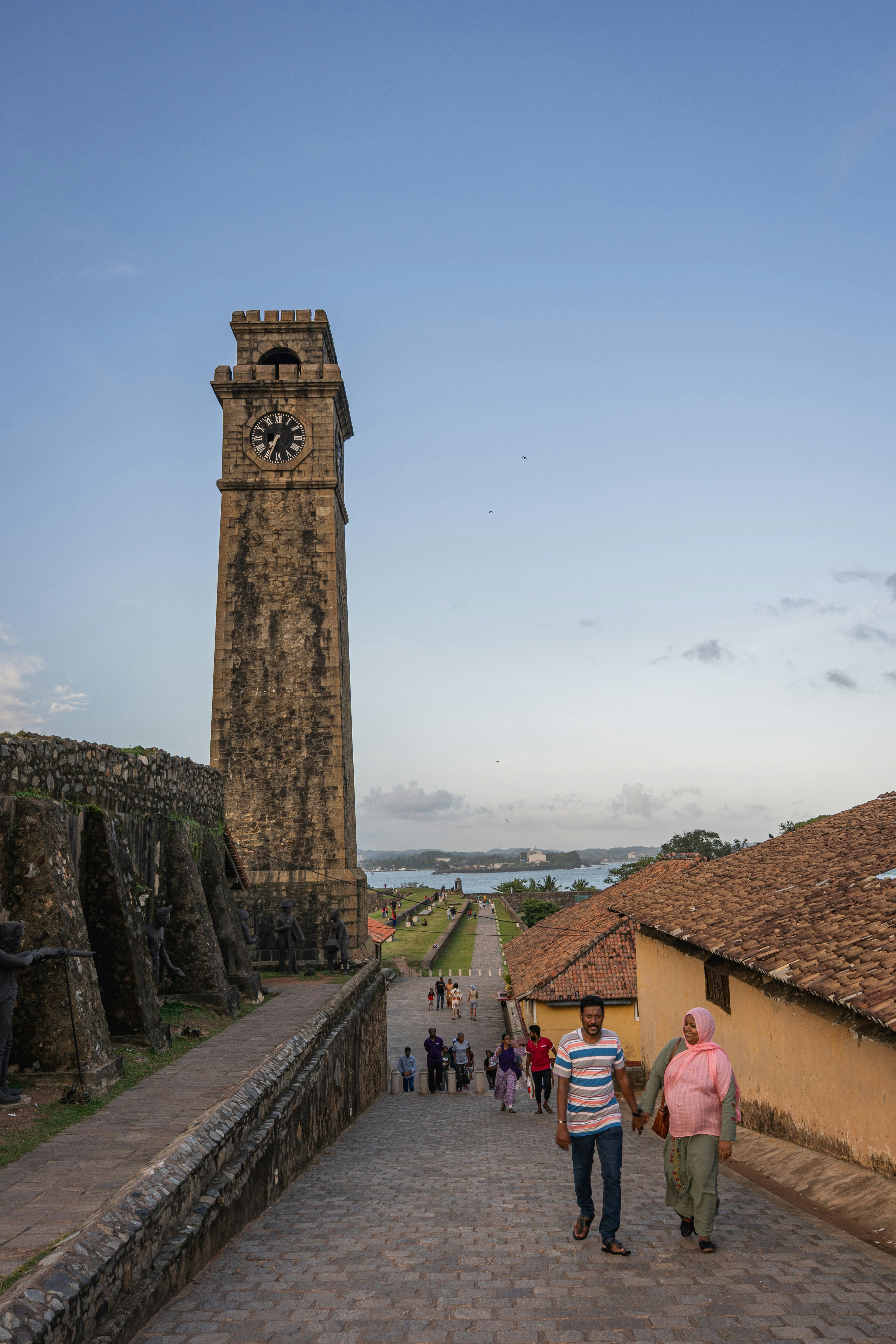 A Coastal Clocktower Gateway: Strolling Toward the Sea