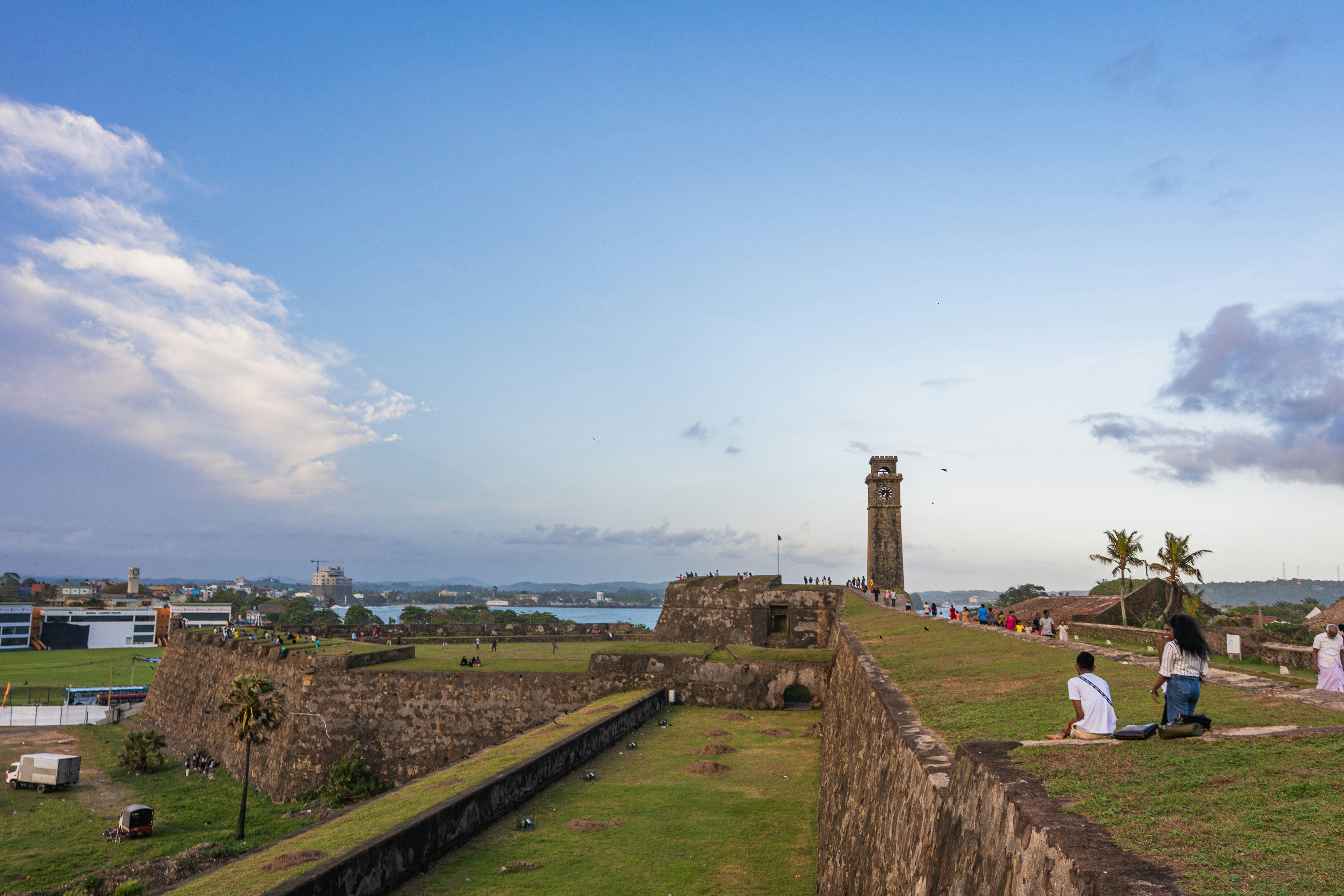 Ridge of history: sunset light over King’s Fortress