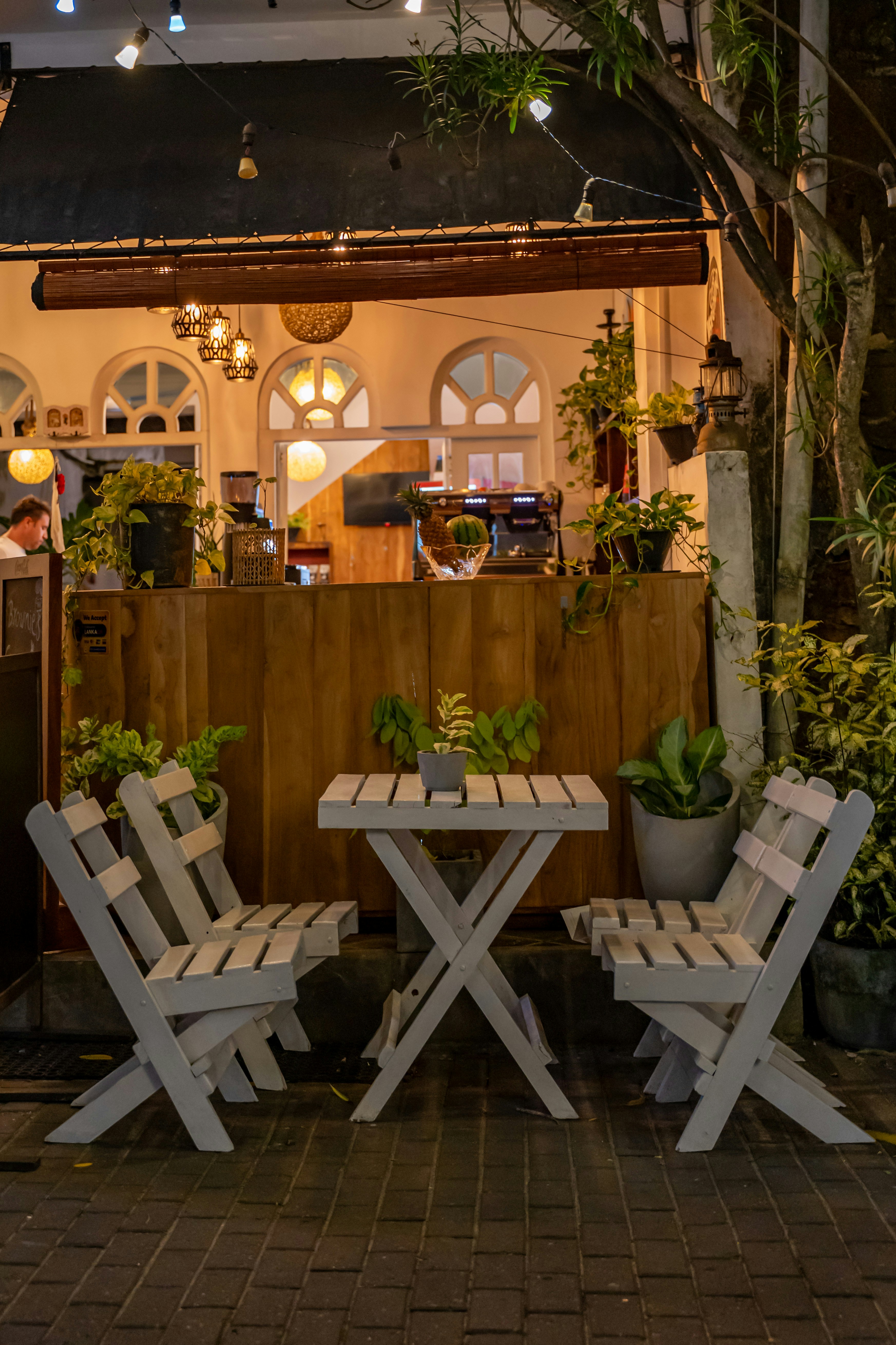 Quiet Corner at the Café Terrace
