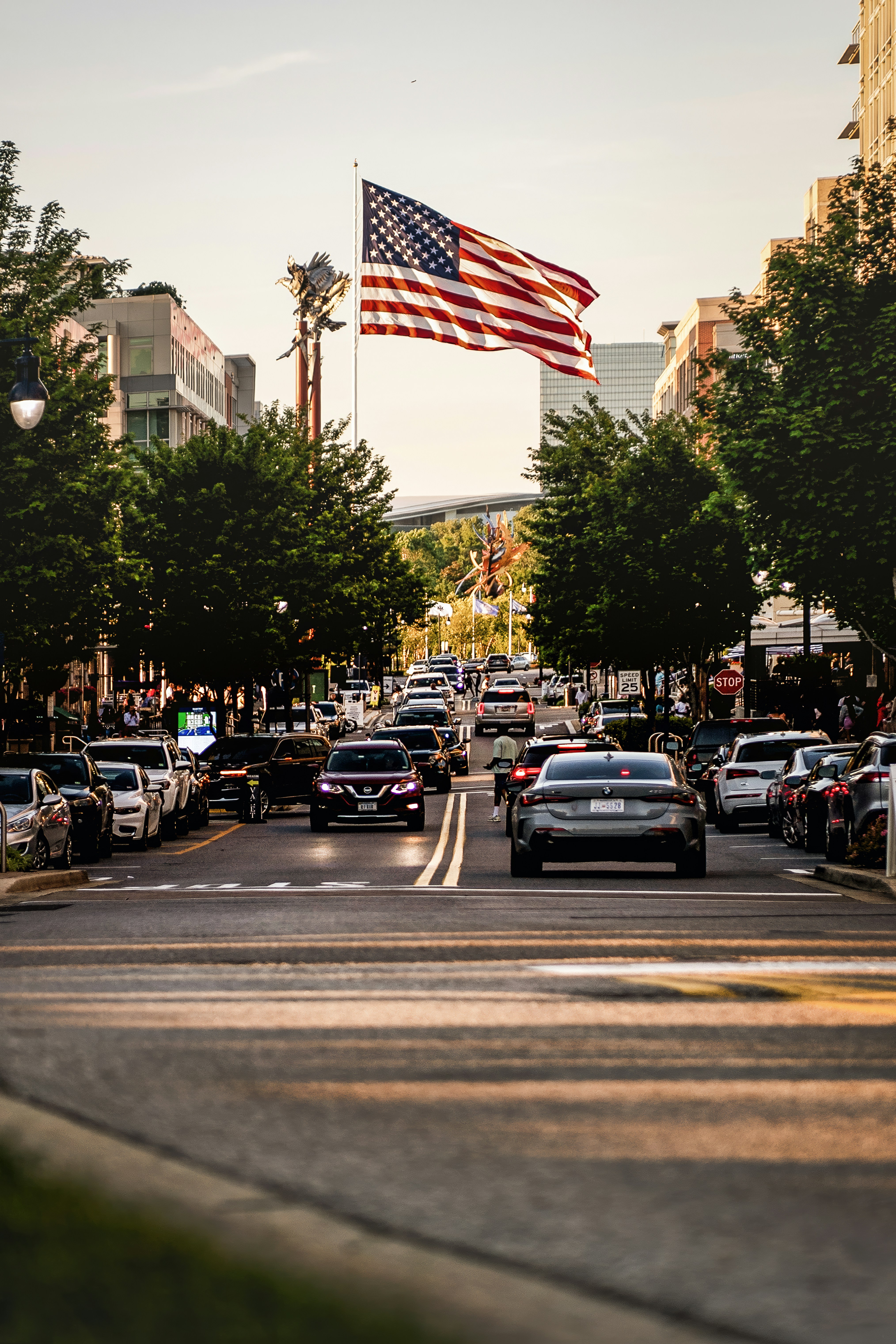 American Flag, National Harbor, Maryland