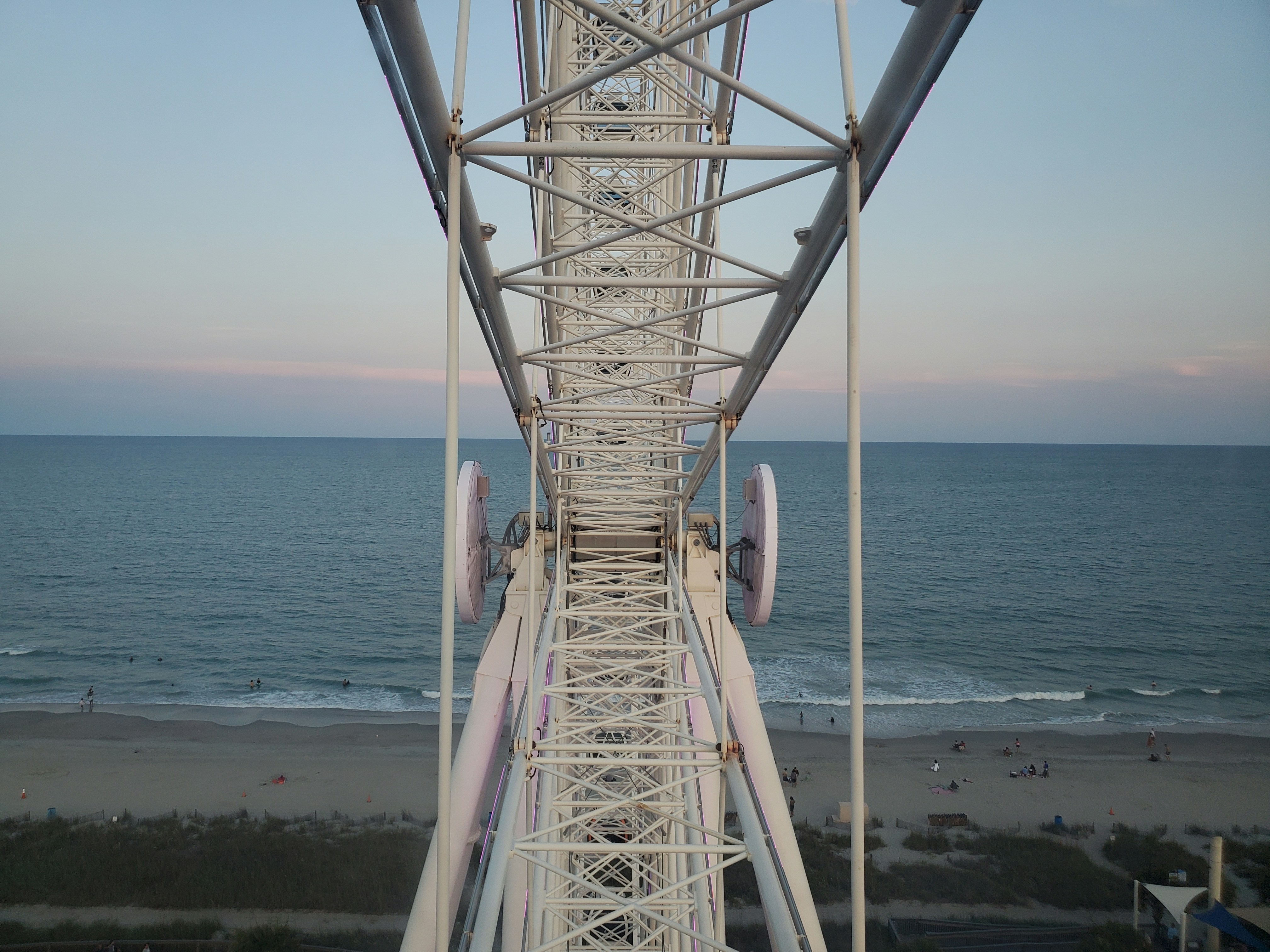 Midday Crown of Steel Over the Sea