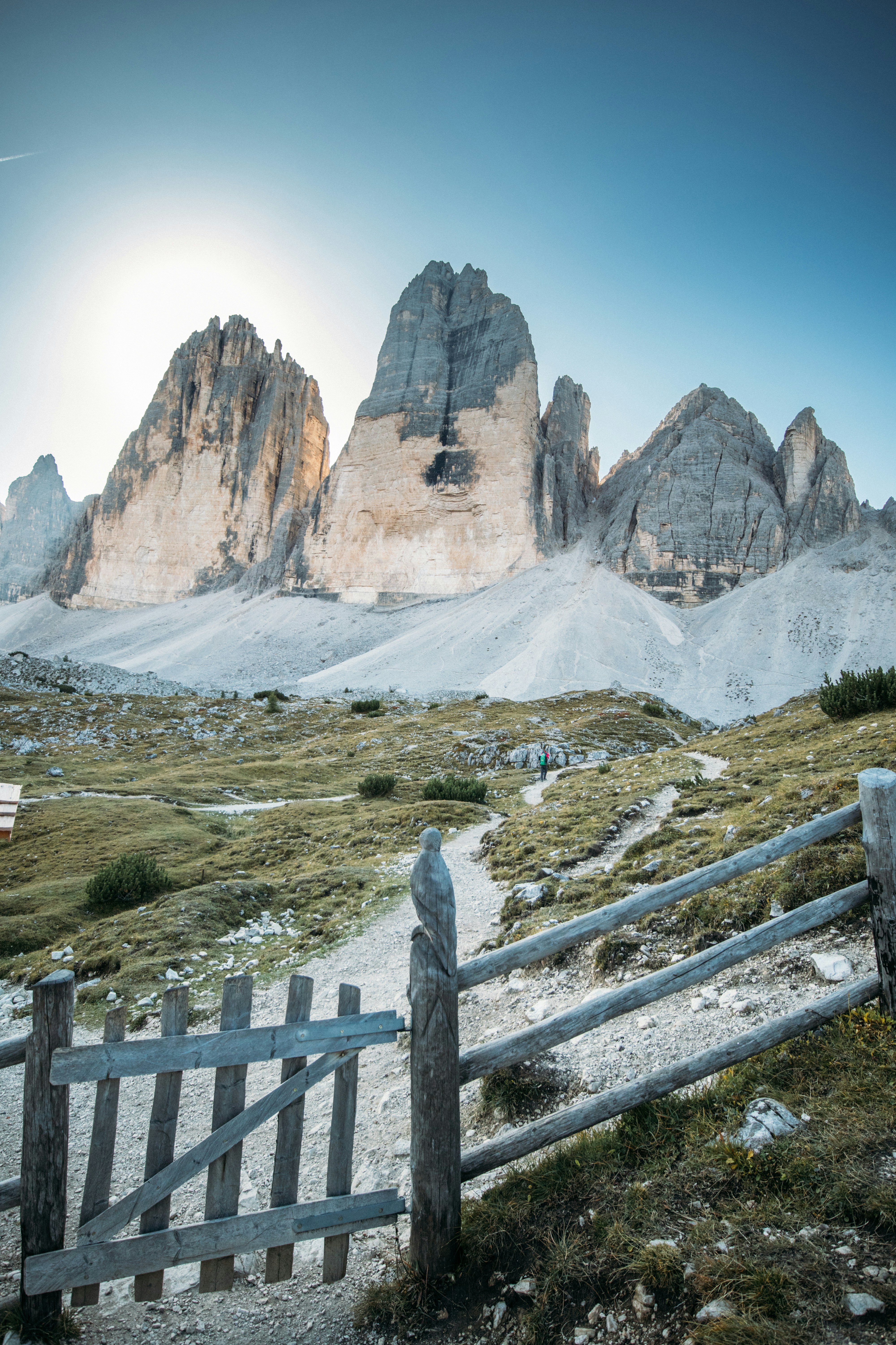 Ruined Gate to the Dolomites: A Mountain Path Beneath Towering Peaks