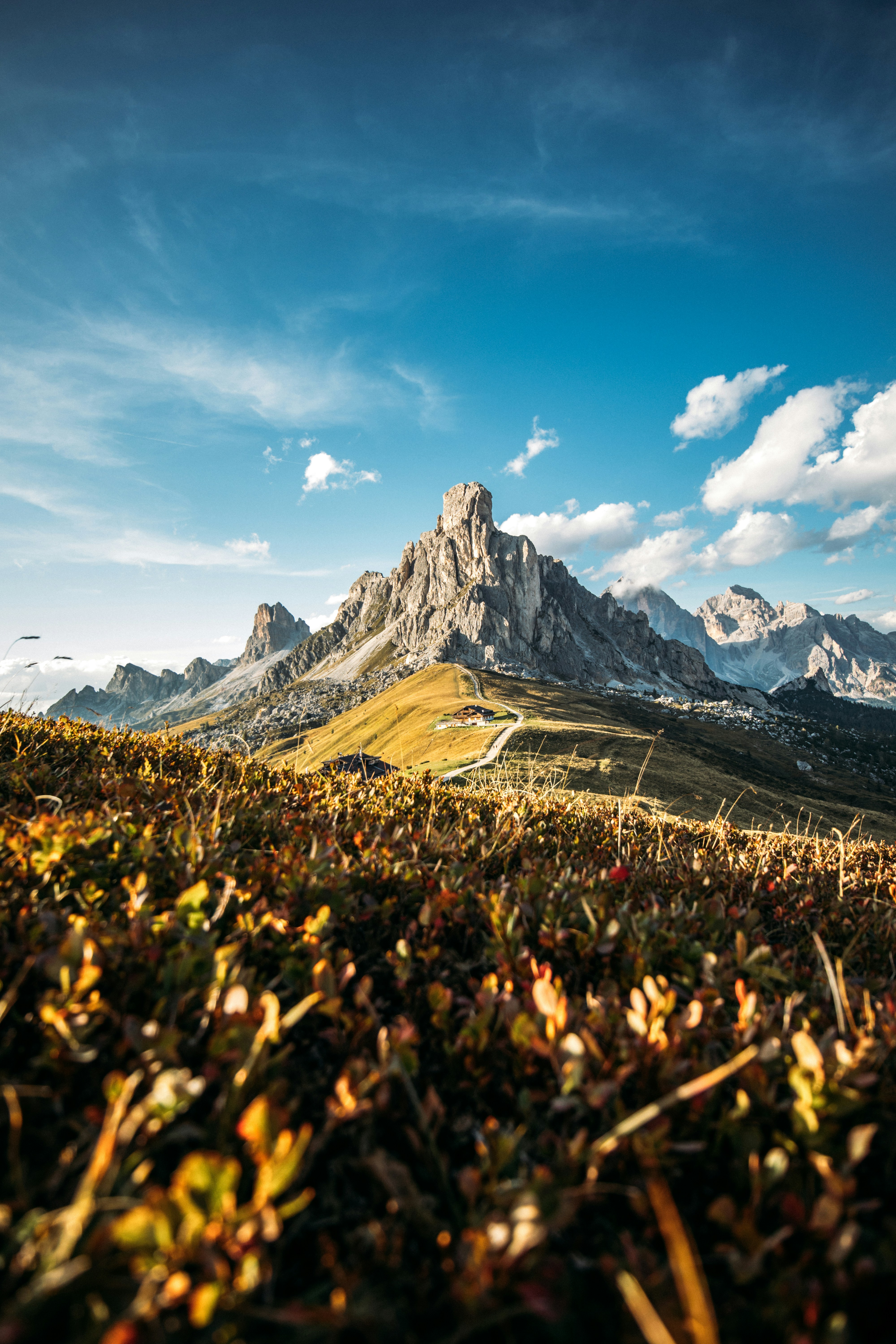 Peak afterglow: rugged summit under a sculpted sky