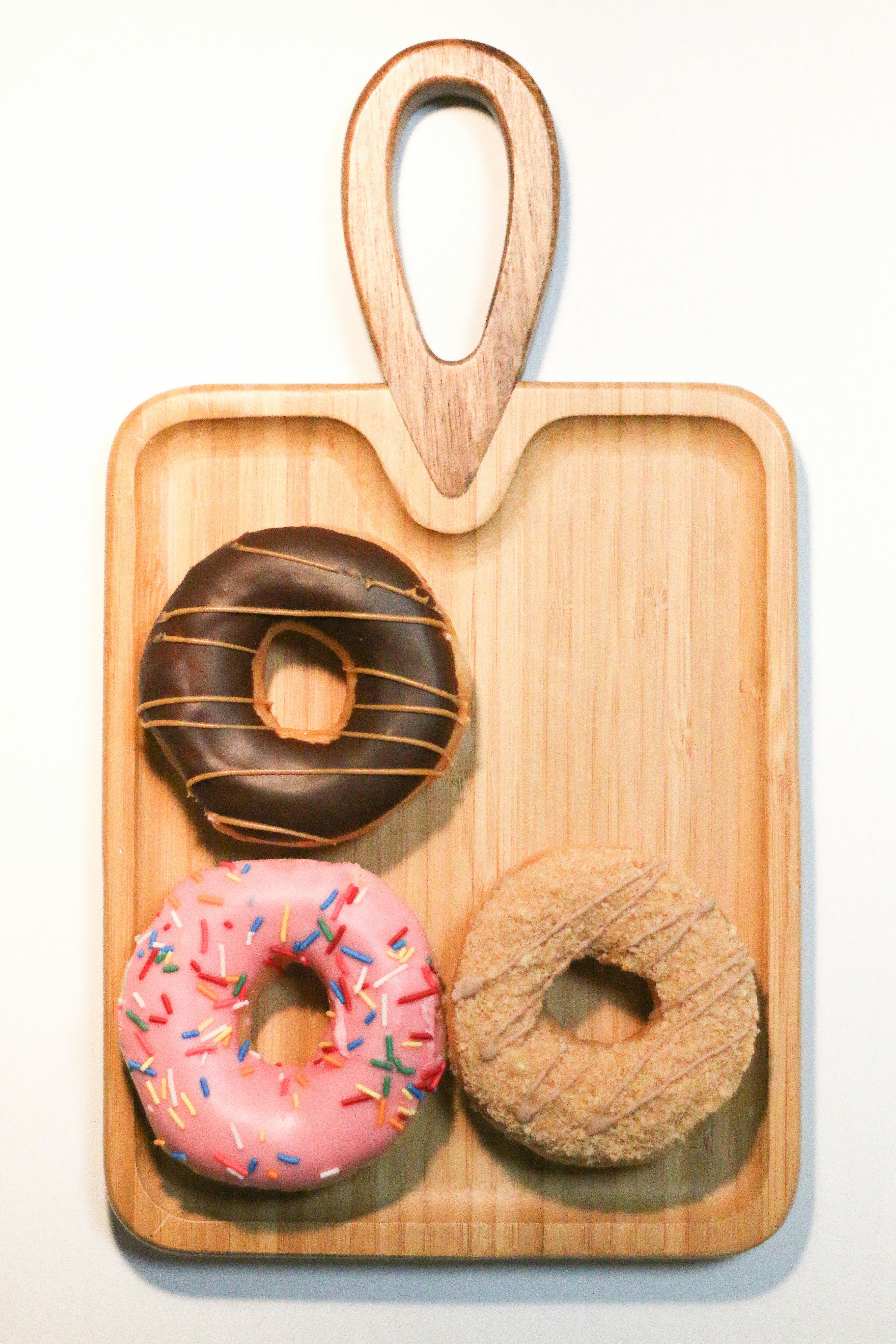 Donuts on a Wooden Tray: Sweet Geometry