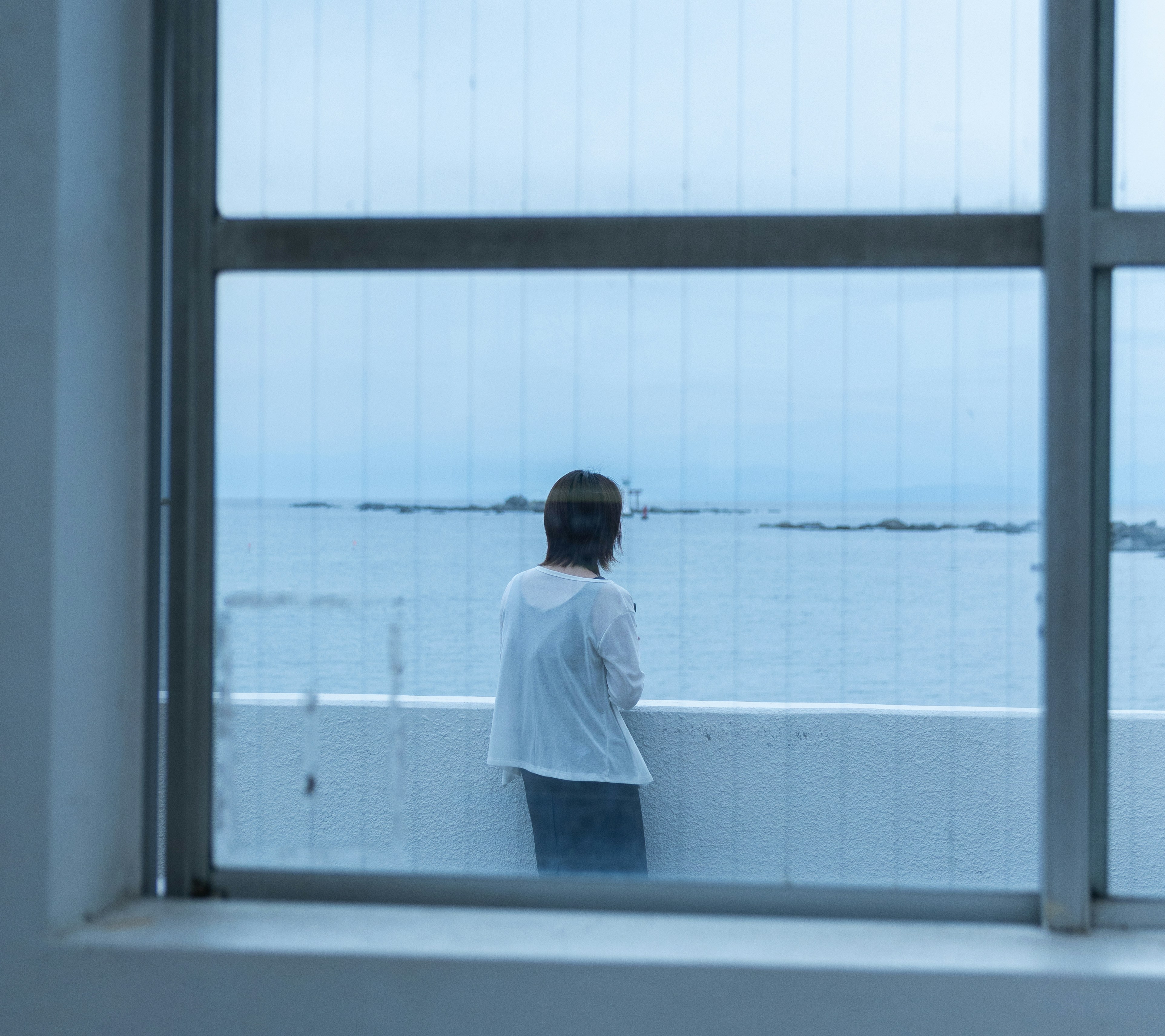 Quiet Viewkeeper at the Window