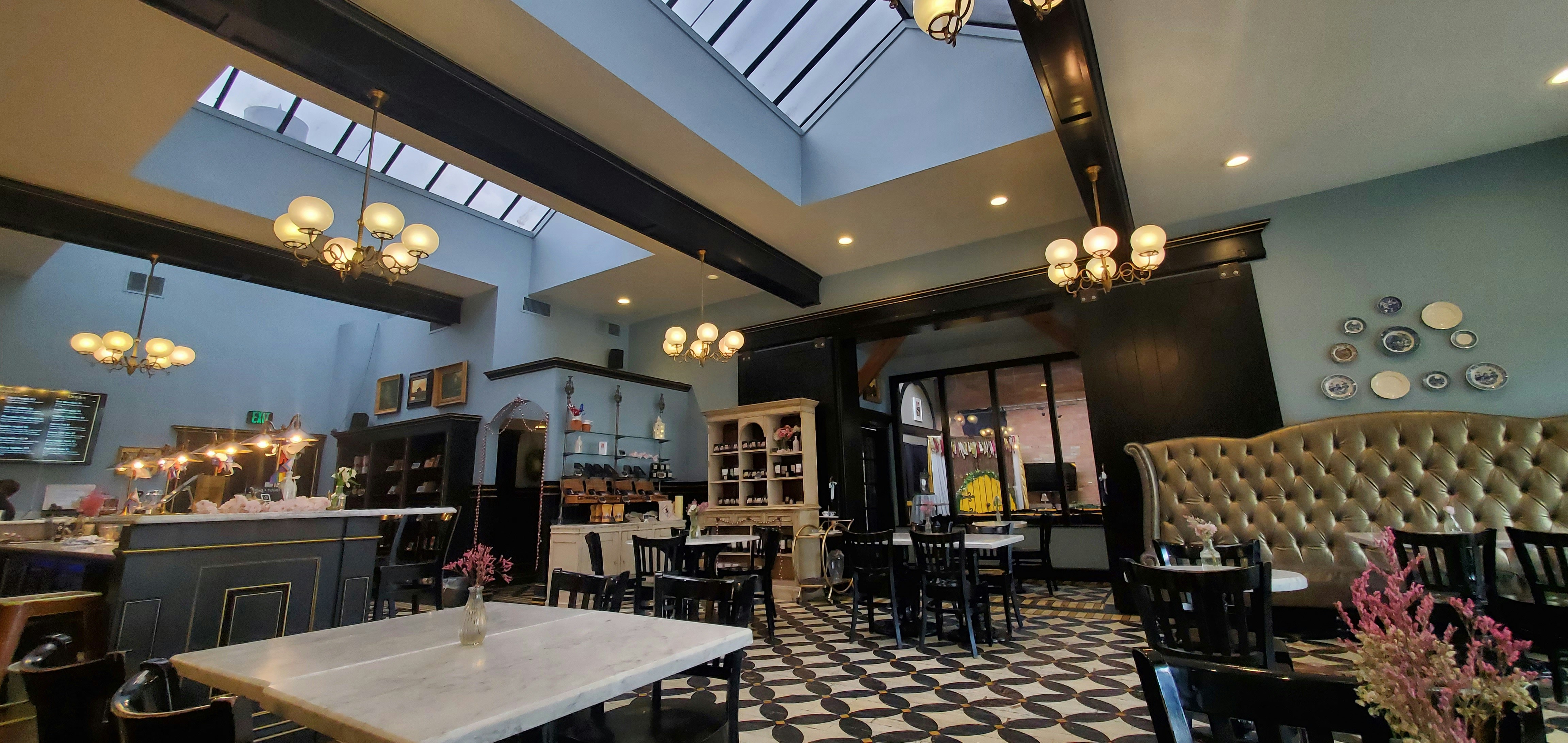 Cozy Alabaster Café: A Sunlit Atrium of Comfort and Charm