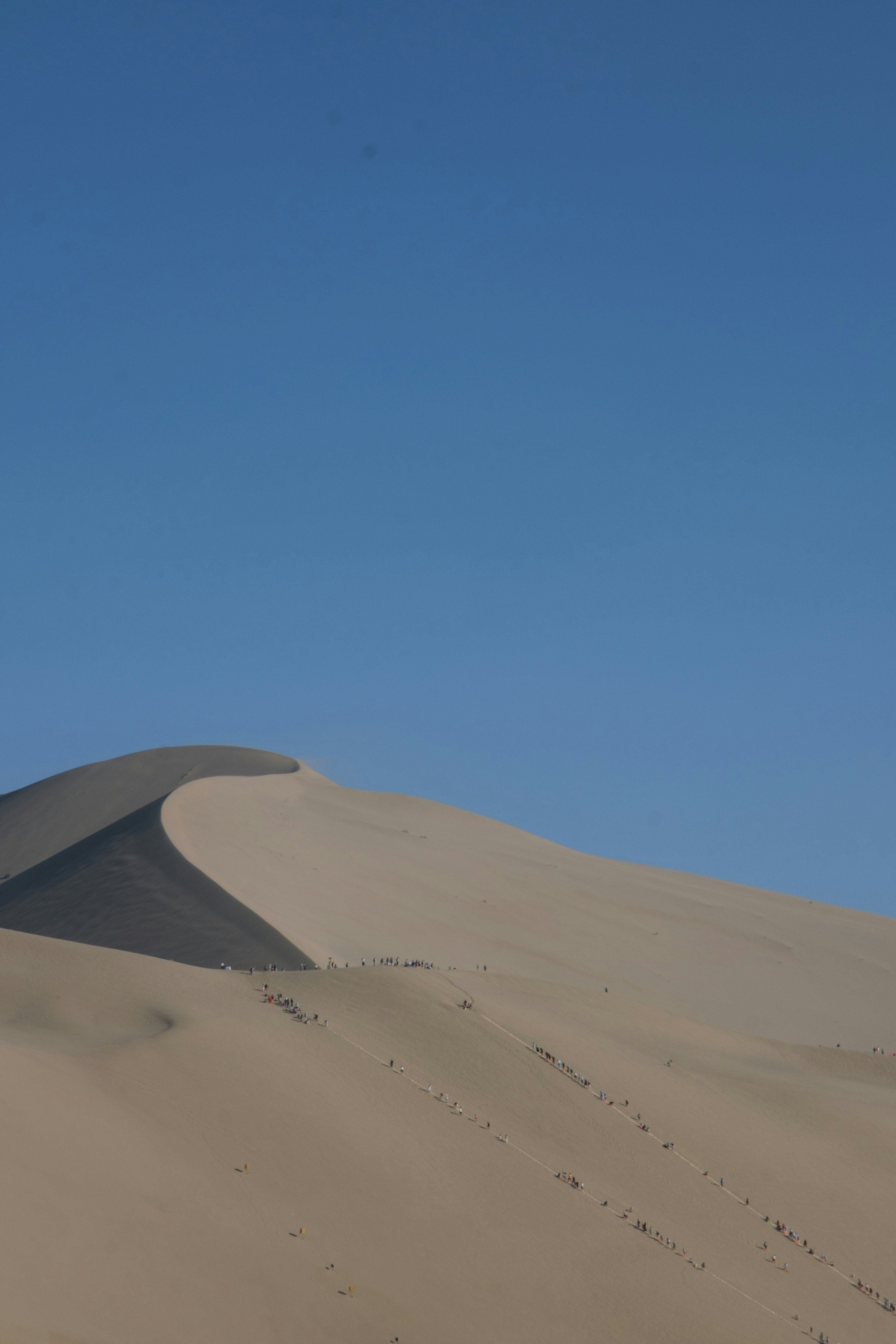 Blue Sky Over Lone Dune Ridge