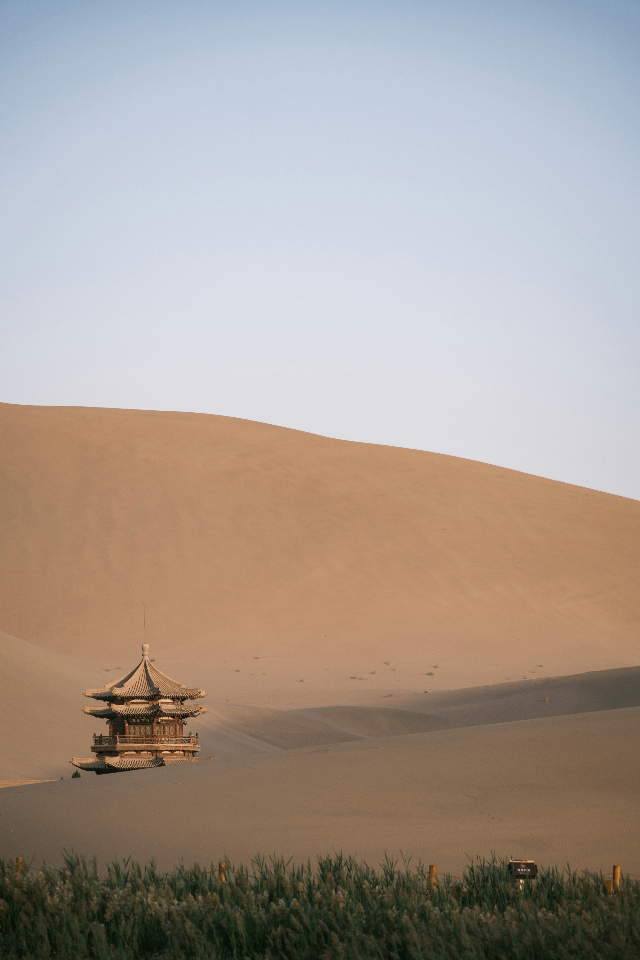 Ancient Pagoda in the Dune Veil