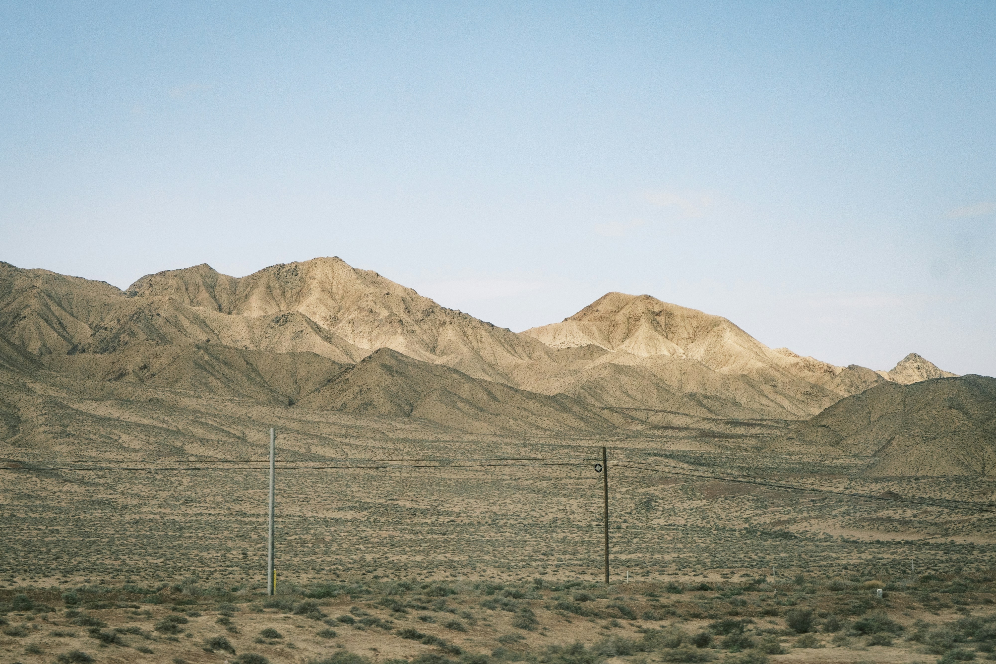 Desert Ridge Under a Broad Sky