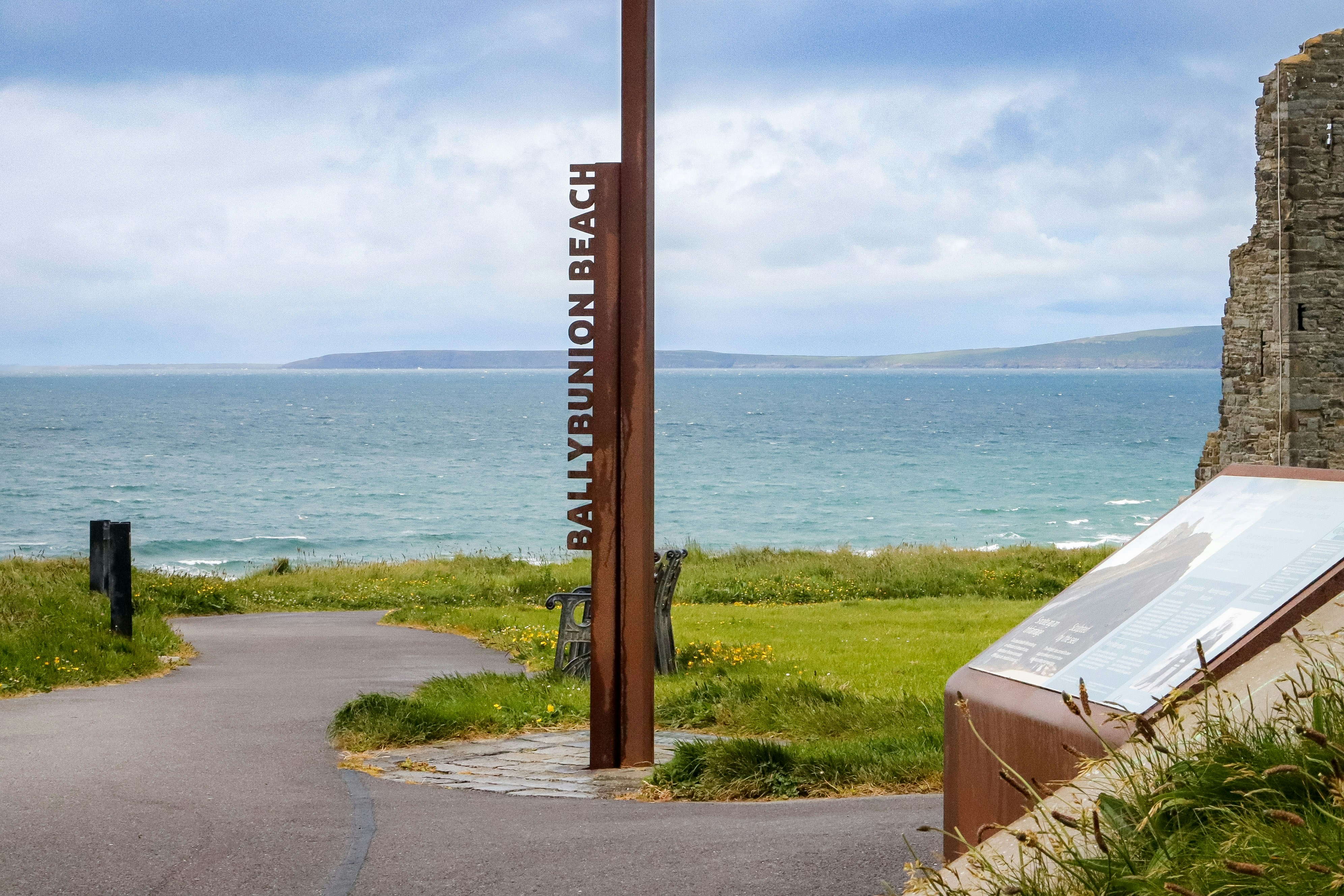 Beacon at Ballyunion Beach: Path to the Sea