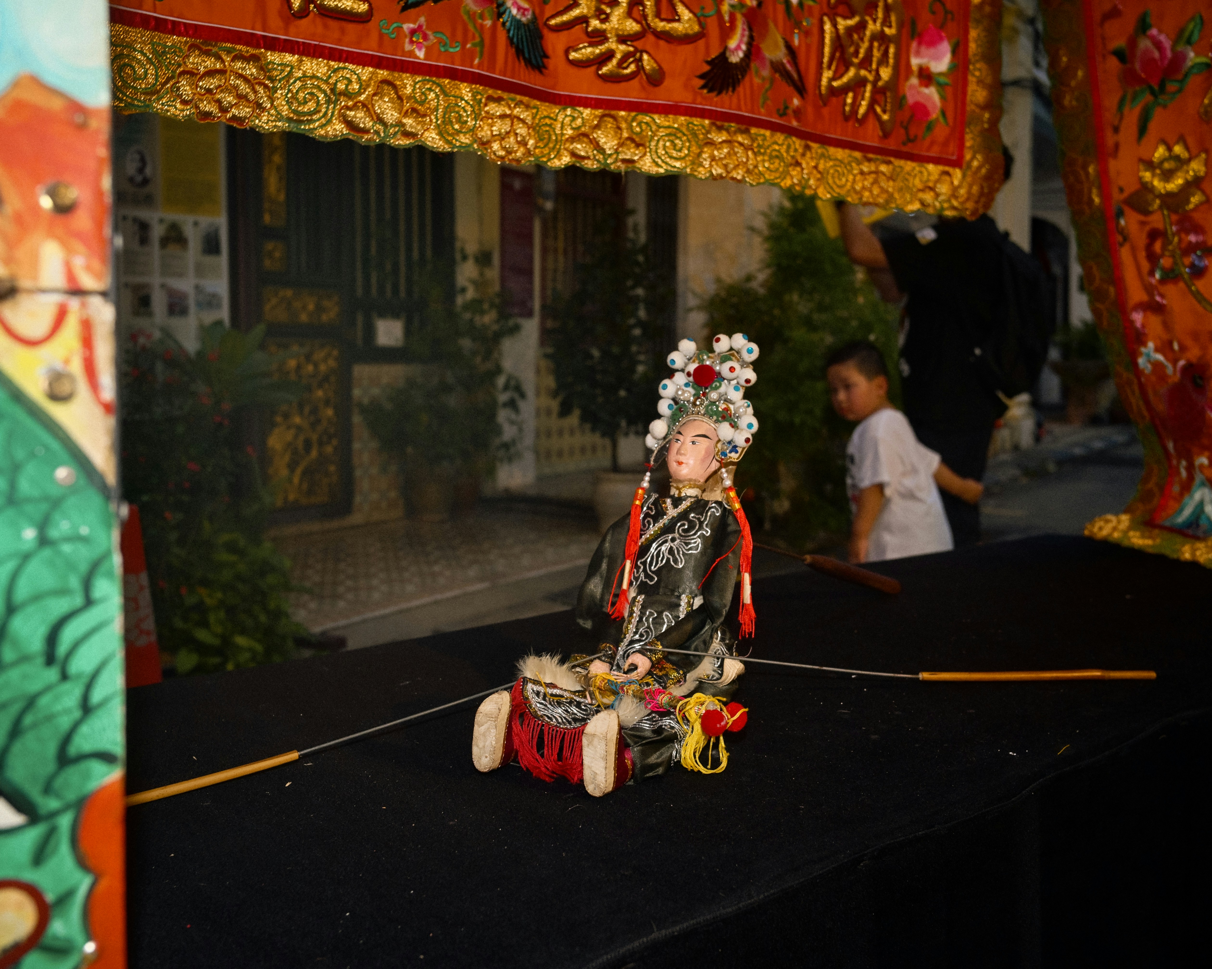 Miniature Ornament on a Buddhist Temple Parade Stage
