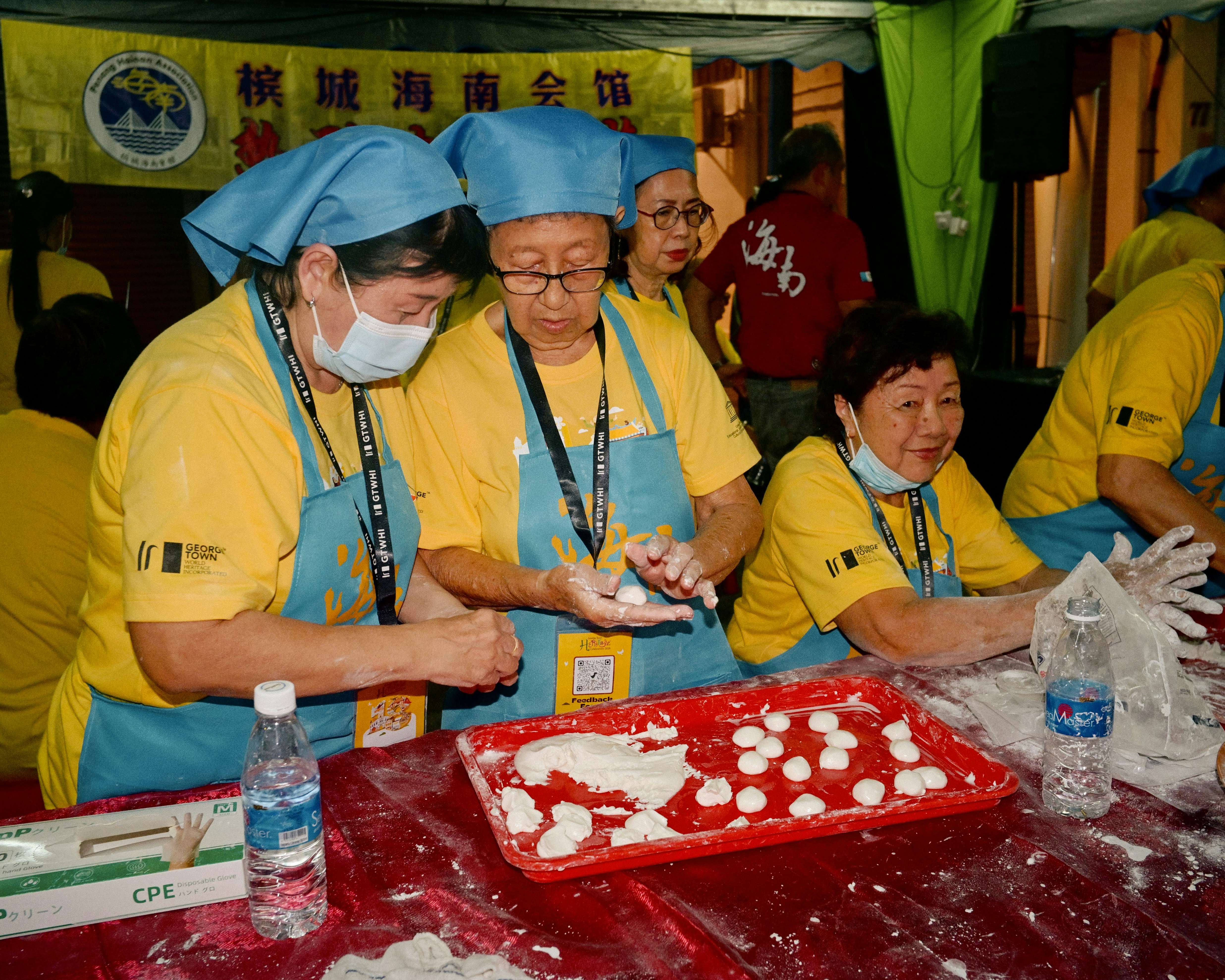 Hands at Work: Crafting Doughy Pearls at a Community Kitchen